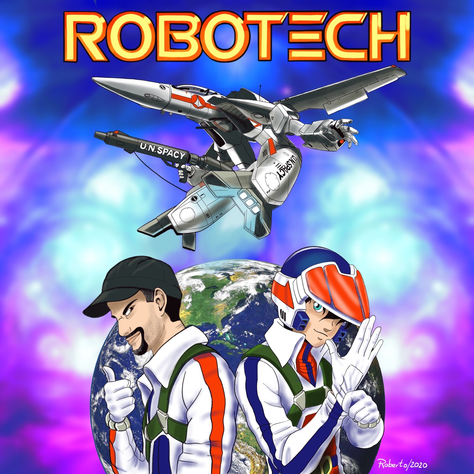 Roberto Daniel Sánchez - Fabricio’s Robotech Poster