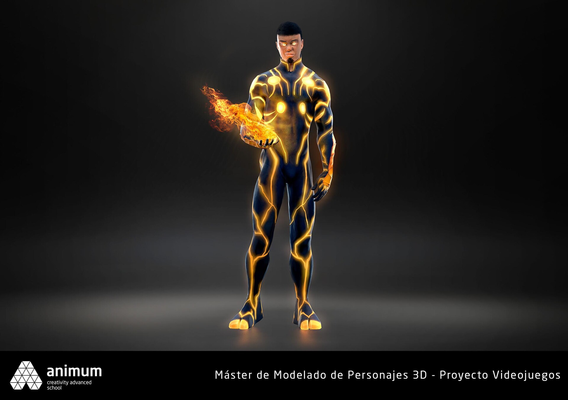 ArtStation - Videogame Character Proyect for Animum 3D School