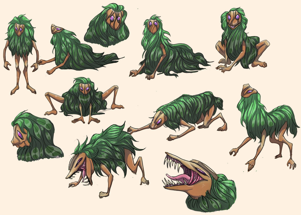 ArtStation - Forest Monster Concepts
