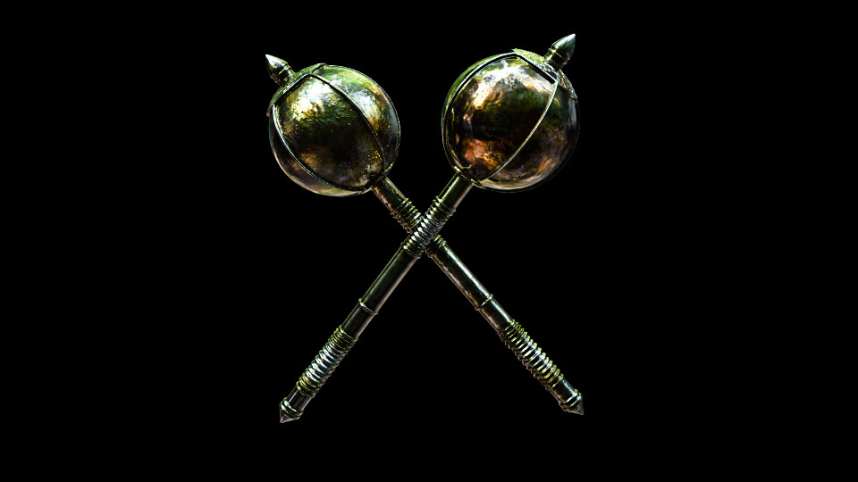 Himadri Chakraborty - Indian ancient weapon "Gada"