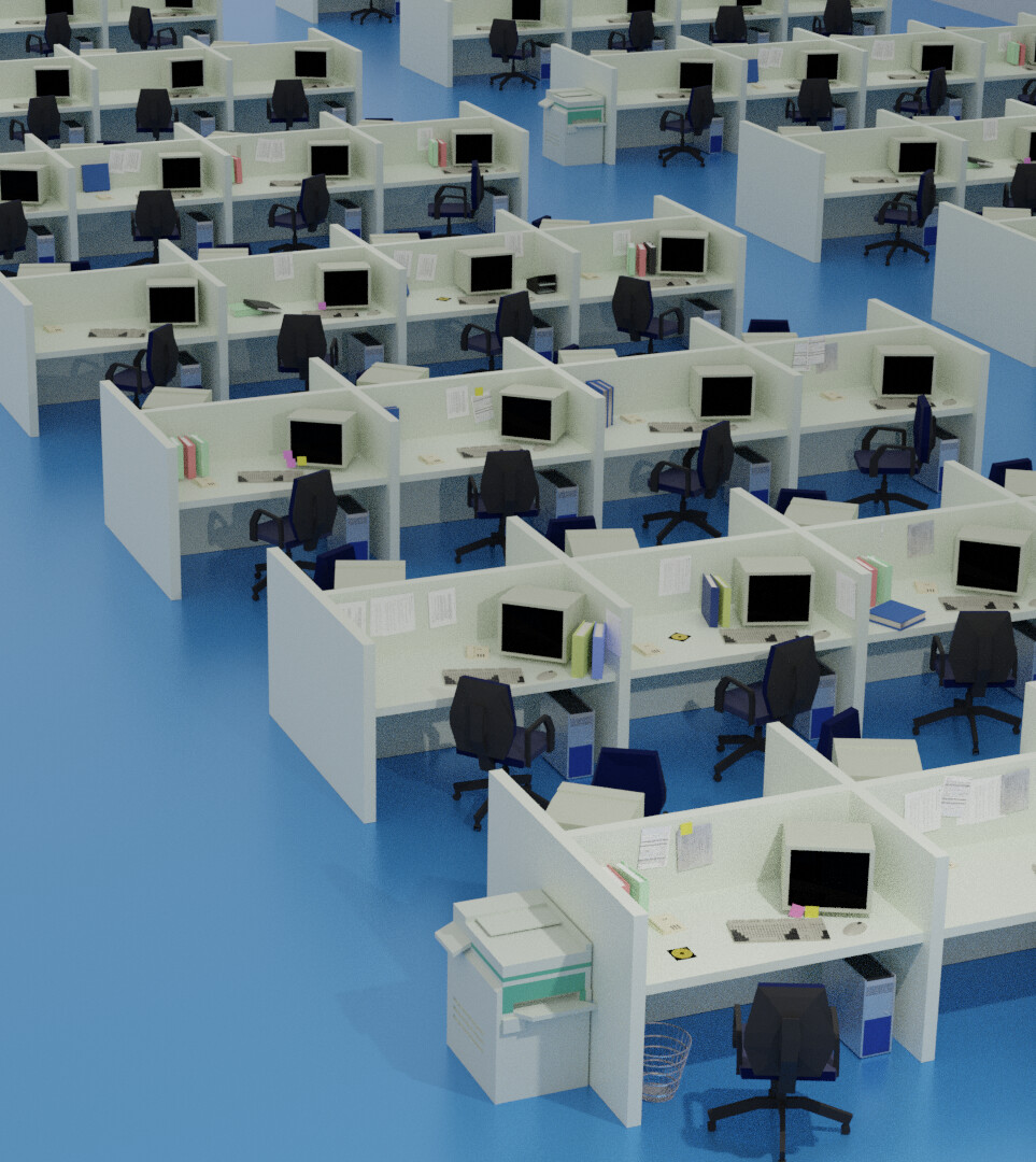 ArtStation - OFFICE LIMINAL SPACE 3D