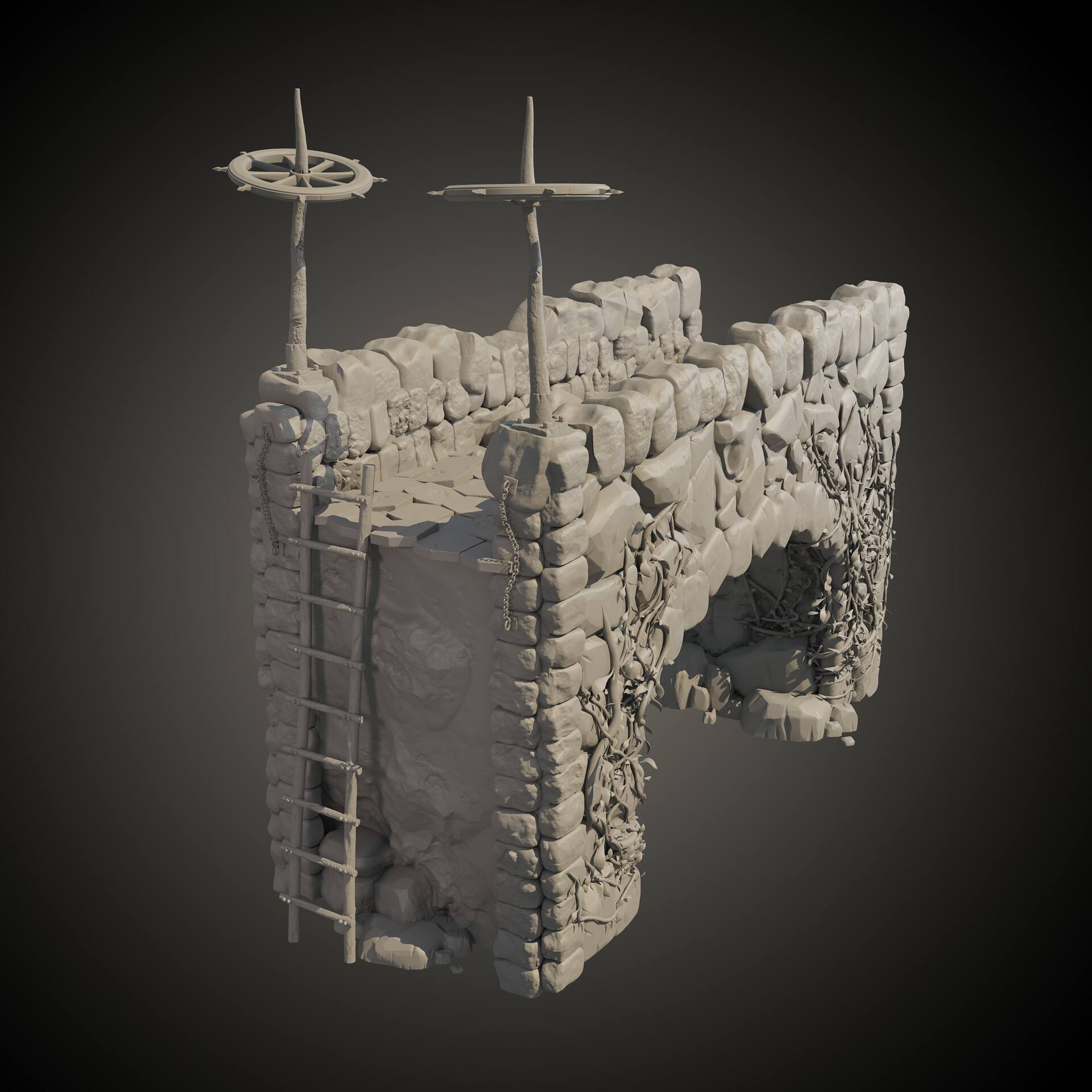 ArtStation - Bridge Ruins