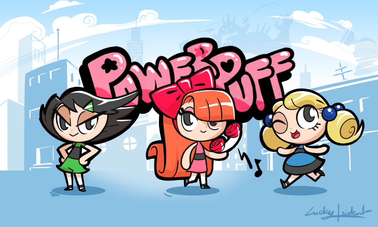 ArtStation - Powerpuff Girls - Redesign