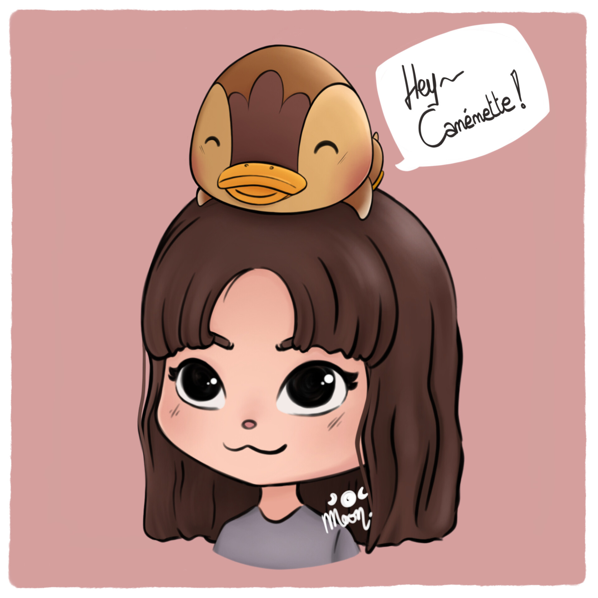 ArtStation - ACNH - Moon and Molly