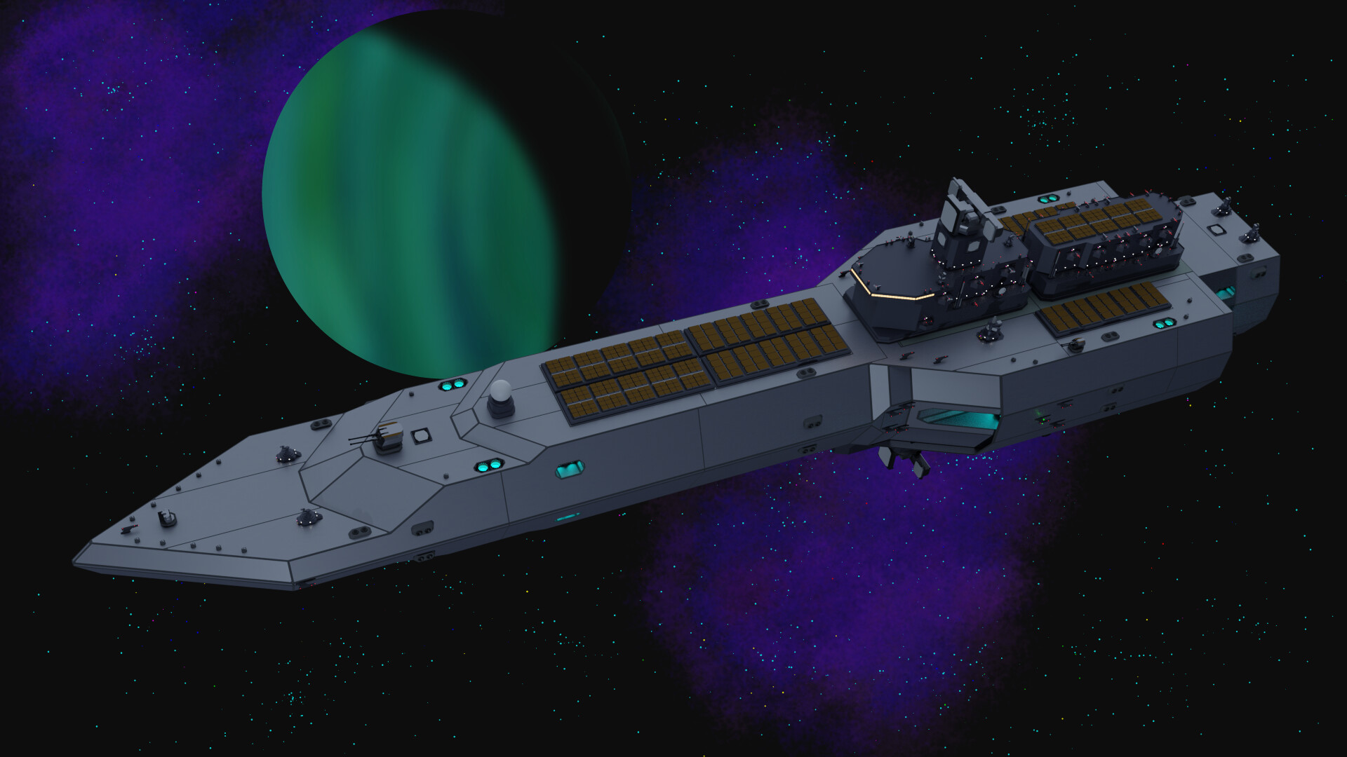 ArtStation - Orion Heavy Destroyer