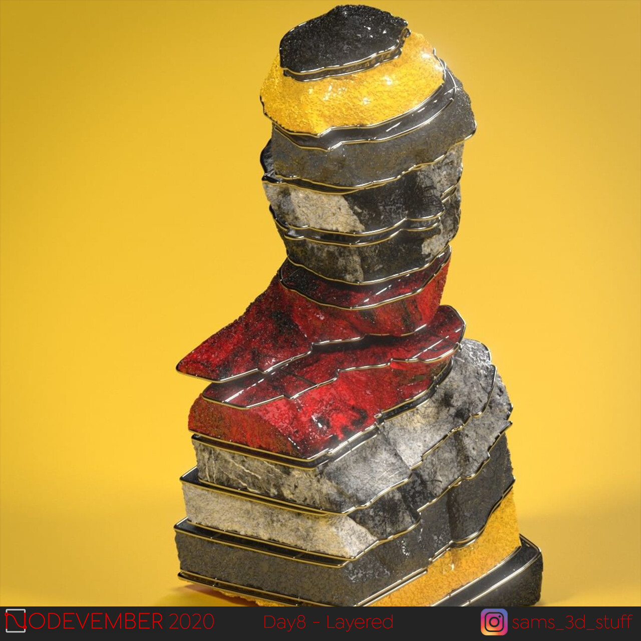 ArtStation - Nodevember day 8: Layered