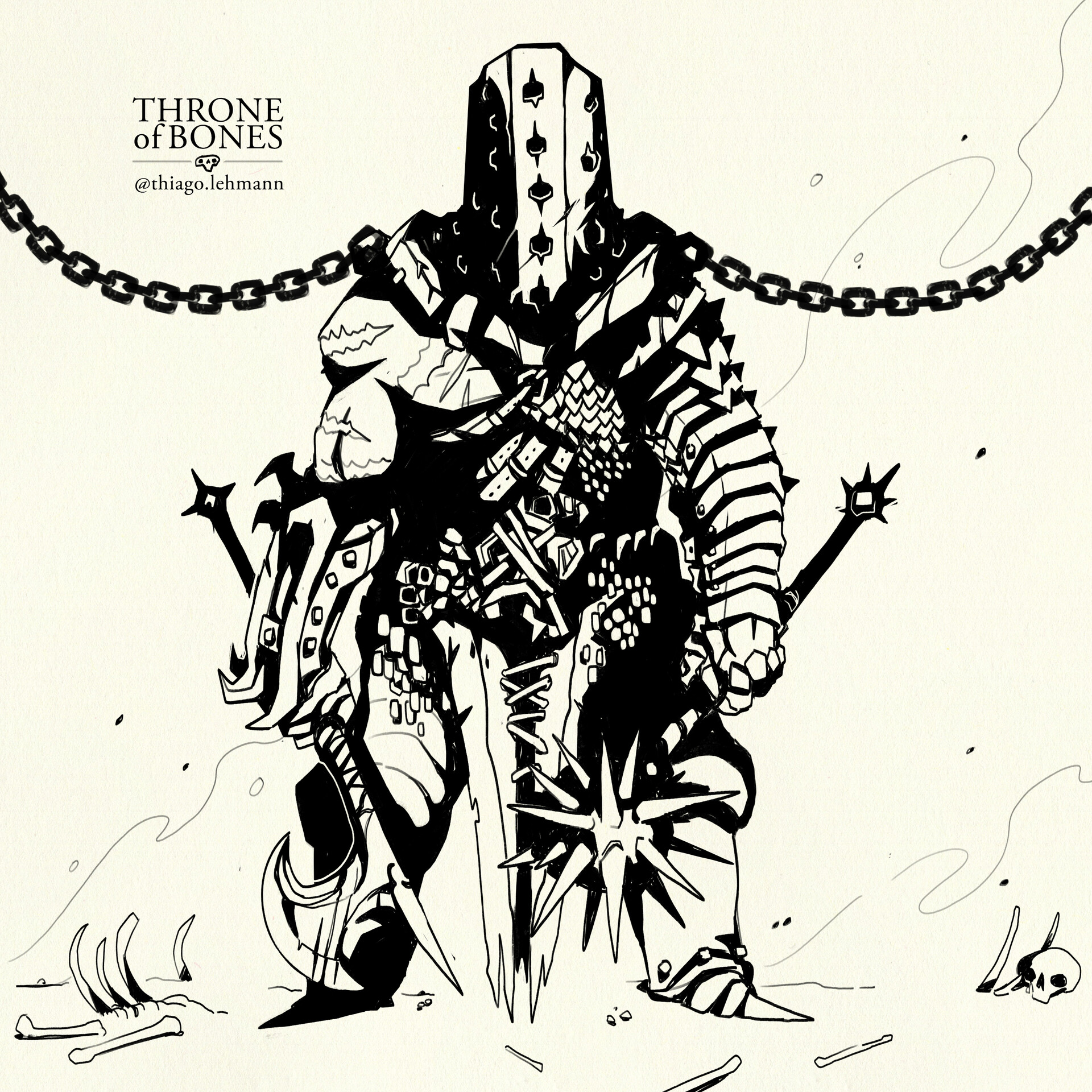 Thiago Lehmann - Throne of Bones - Iron Heads