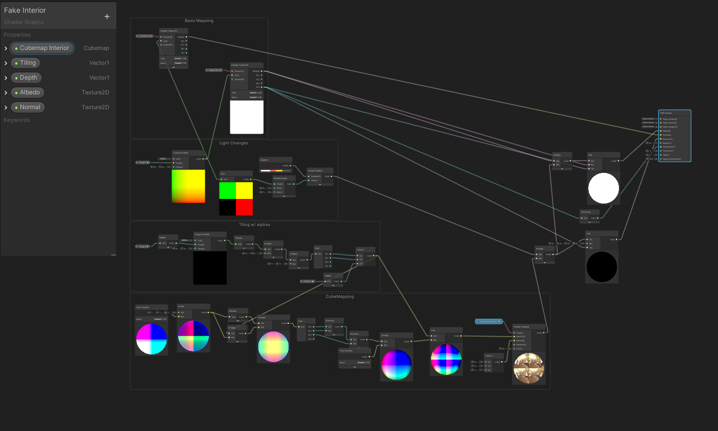Joshua Groves - Fake interior (ShaderGraph)