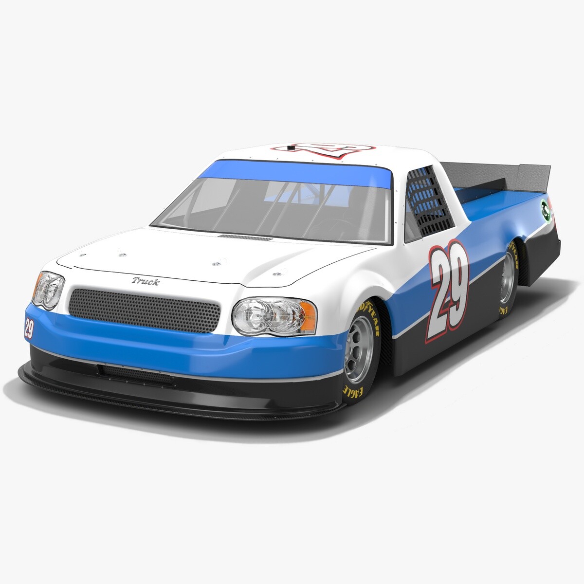 ArtStation - NASCAR Pickup Truck Race Car 3D model
