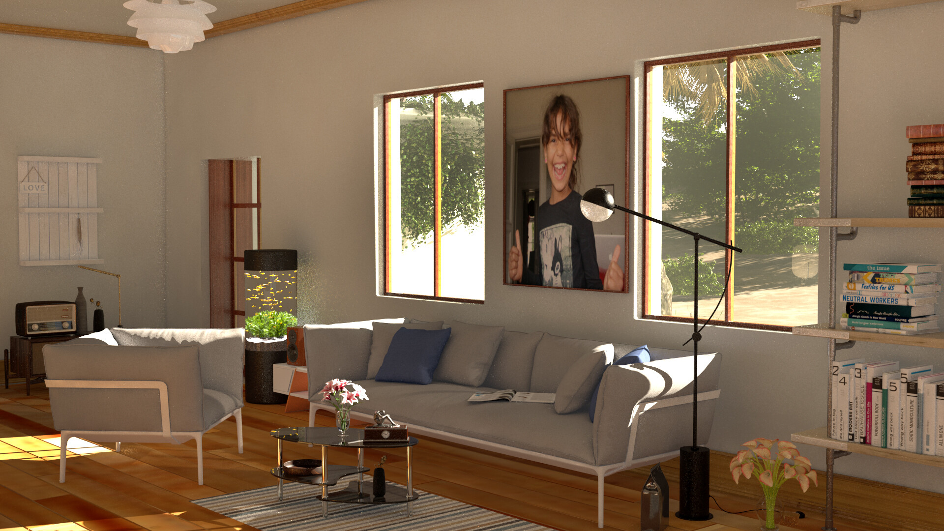 ArtStation - "Na casa da Lele" Architectural Visualization