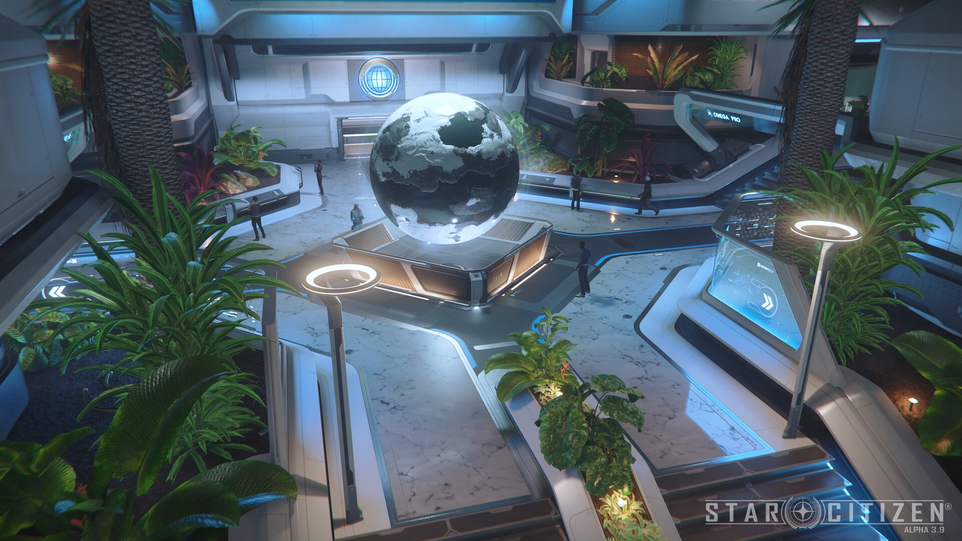 Fumio Katto 💡 - Star Citizen: New Babbage Plaza - Lighting