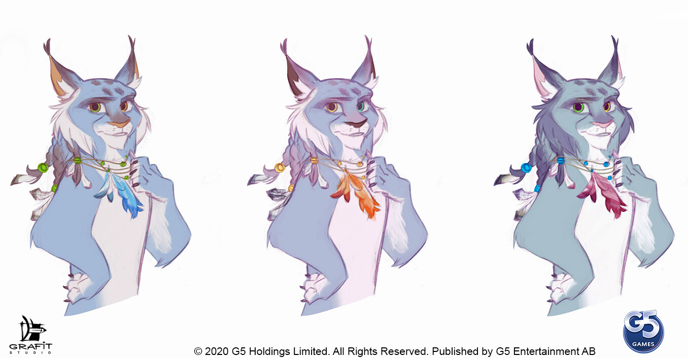 ArtStation - Character design for G5 Games