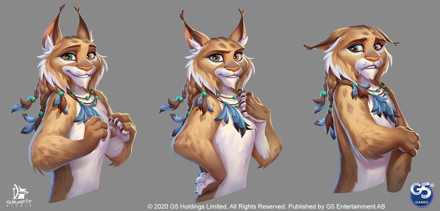 Grafit Studio - Character design for G5 Games