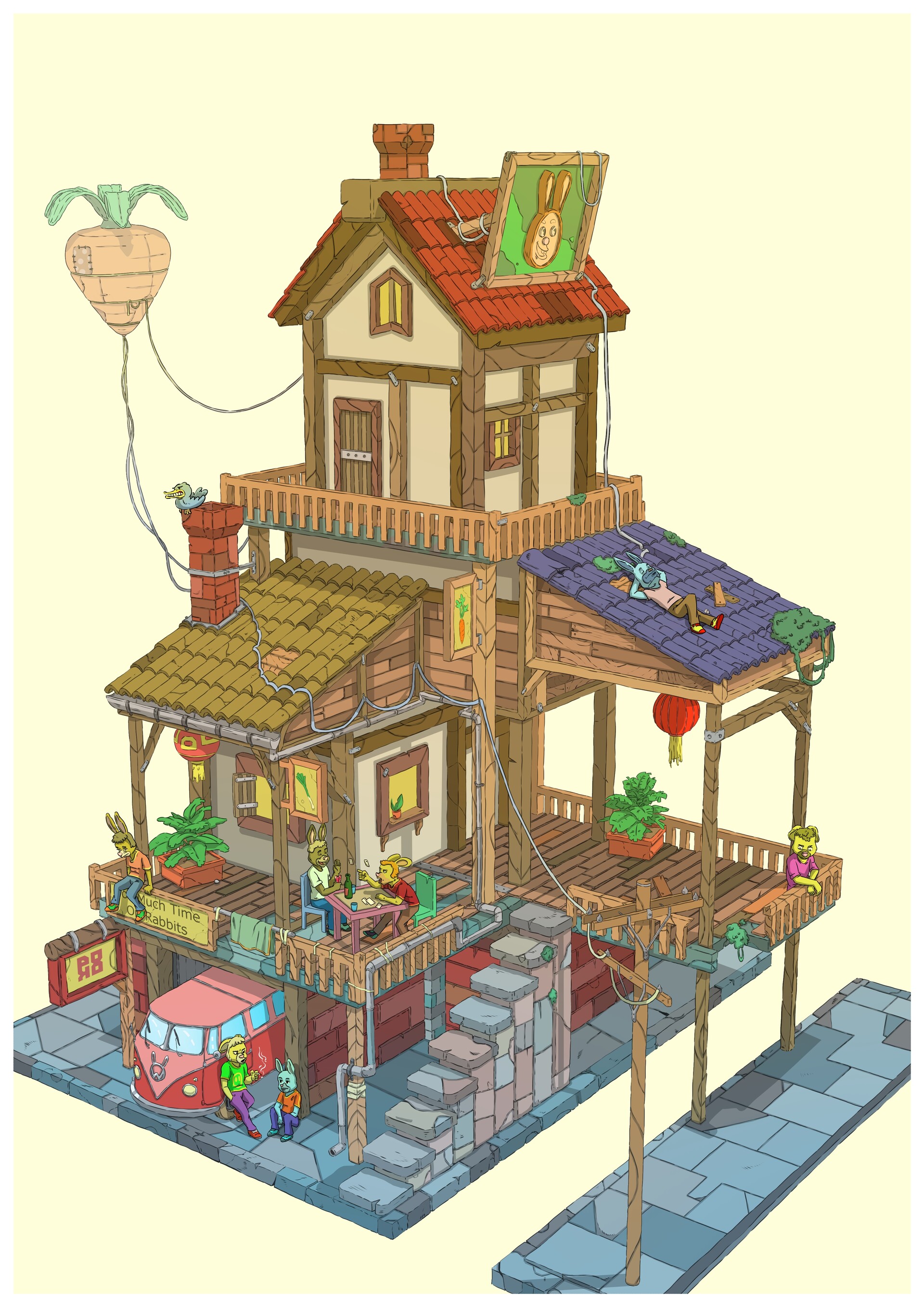 ArtStation - Rabbit house