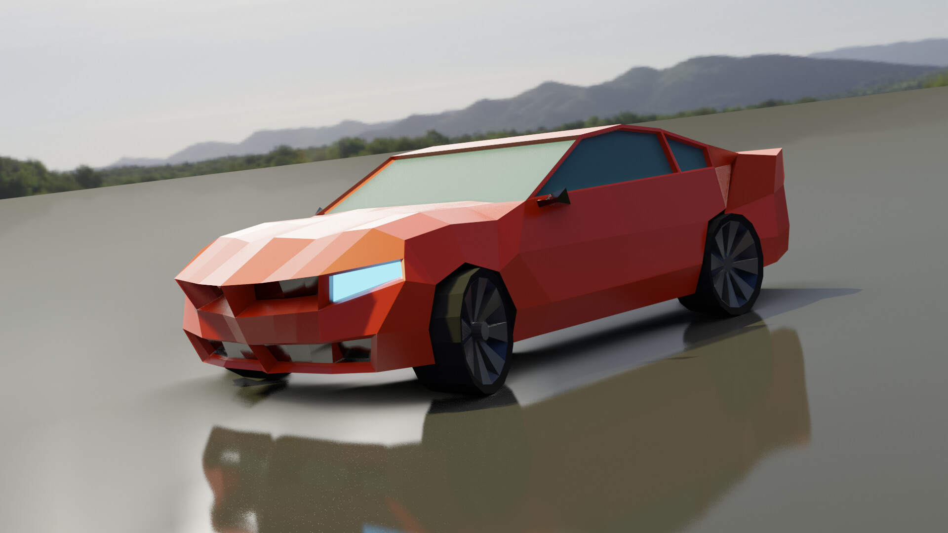 ArtStation - Low Polly Car