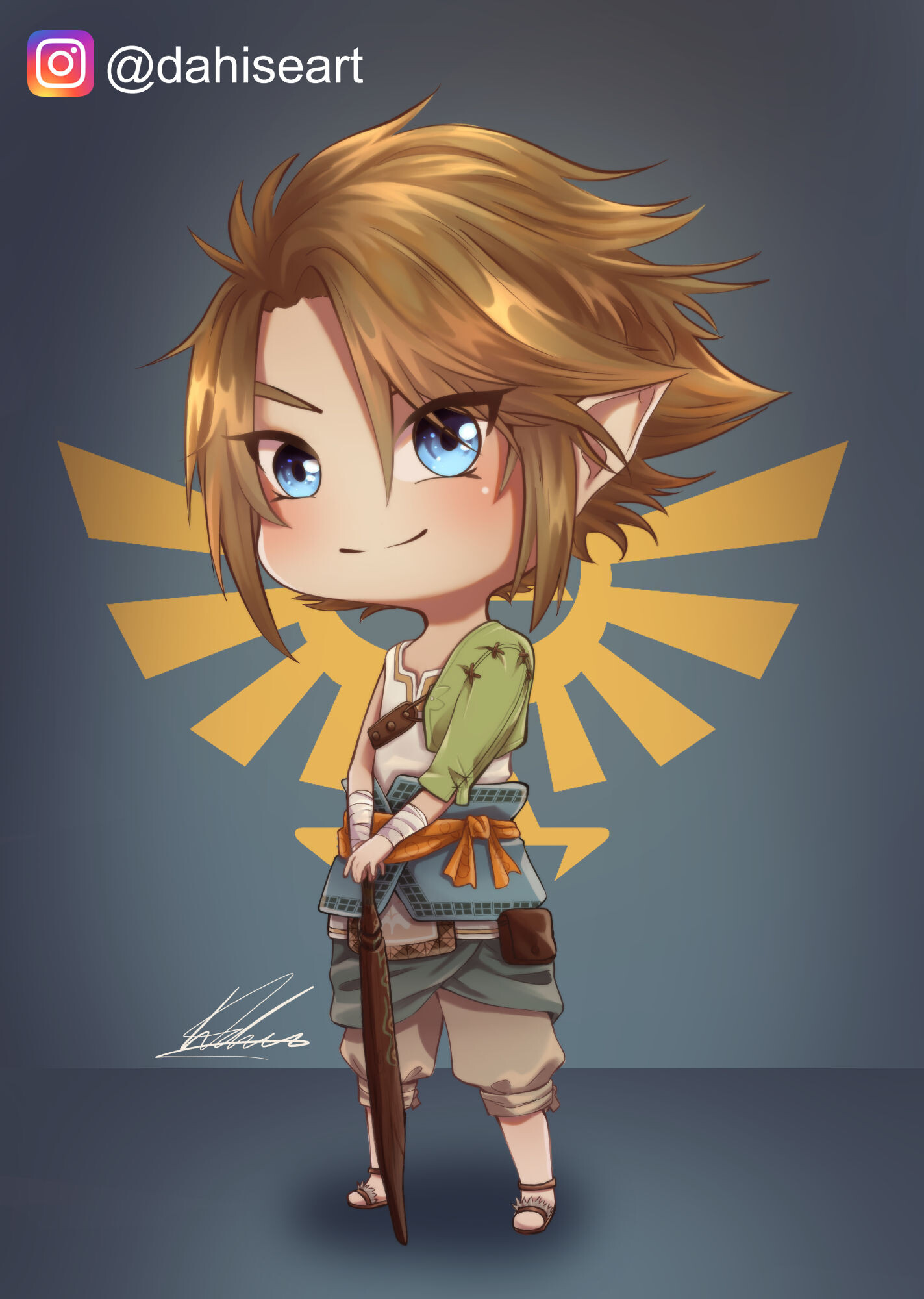 ArtStation - The Legend Of Zelda Twilight Princess - Chibi