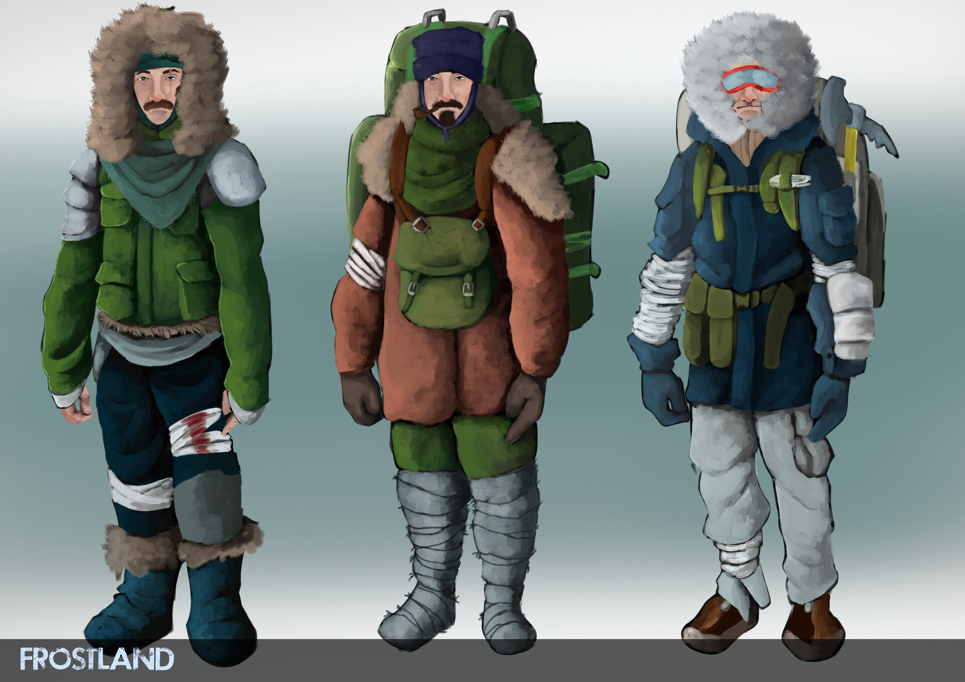 Ricardo Robalo - Frostland Concept Characters