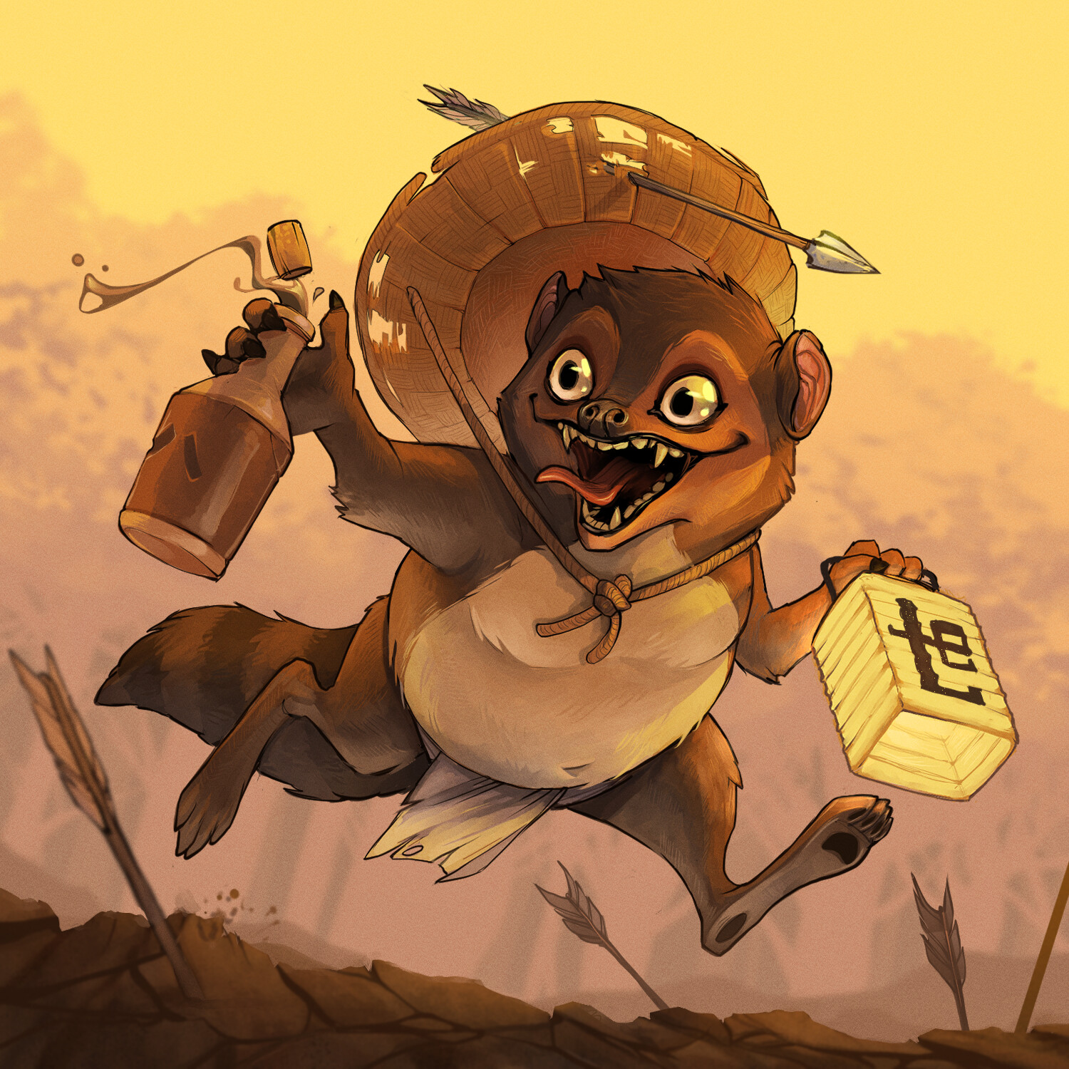tanuki art