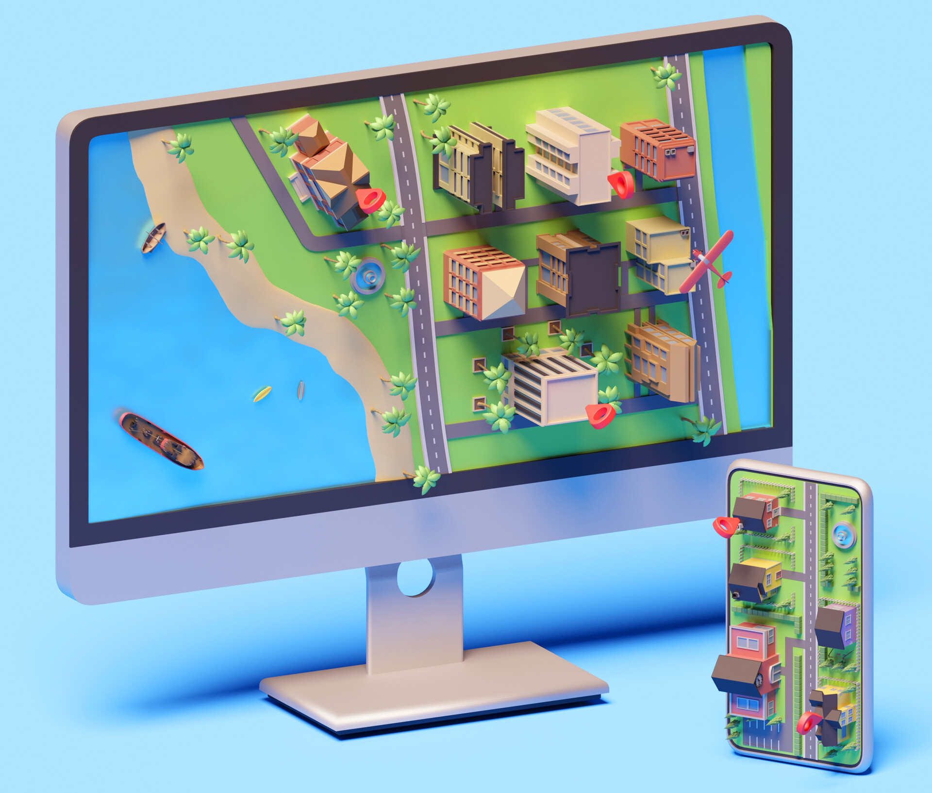 ArtStation - 3D Map!