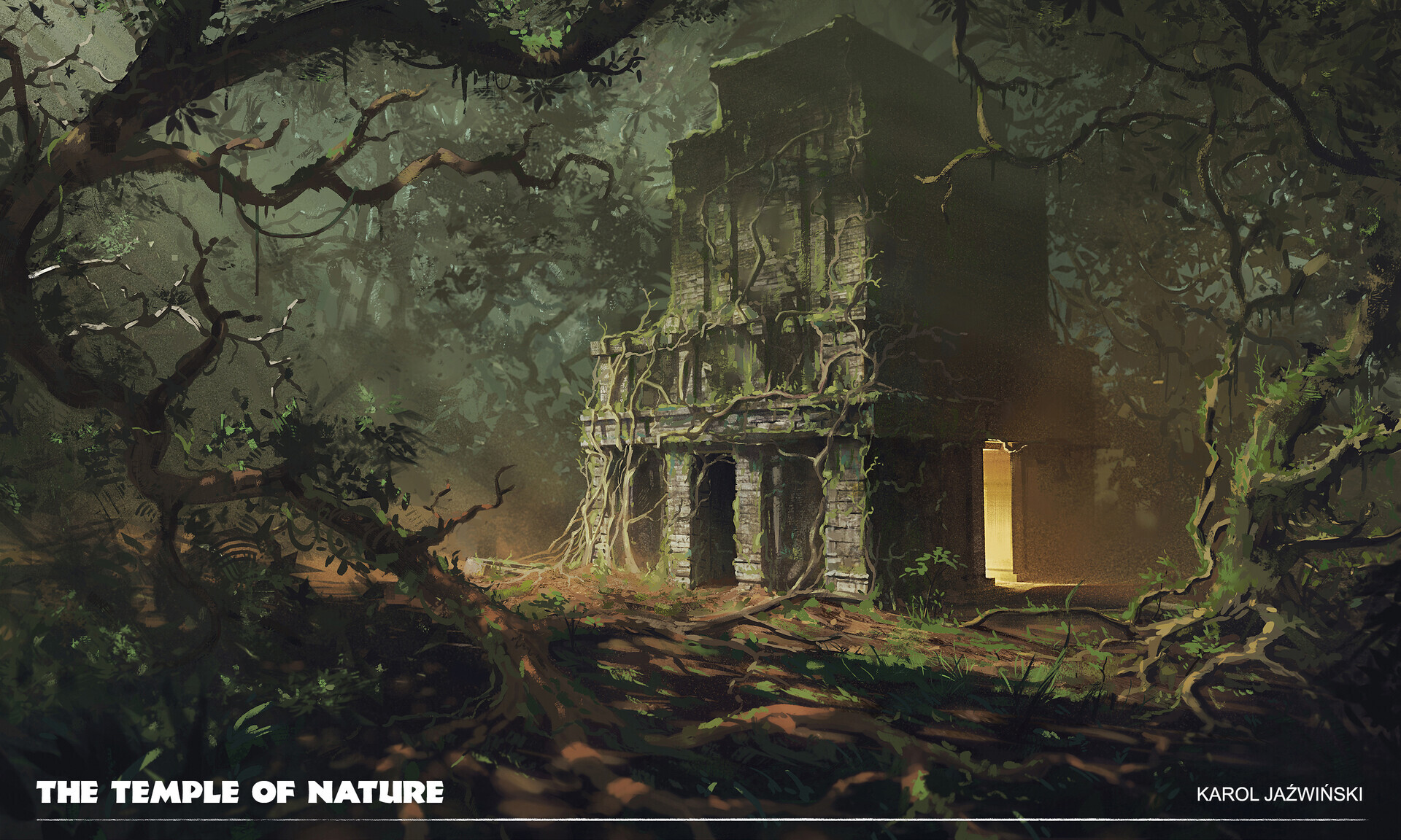 ArtStation - The temple of nature