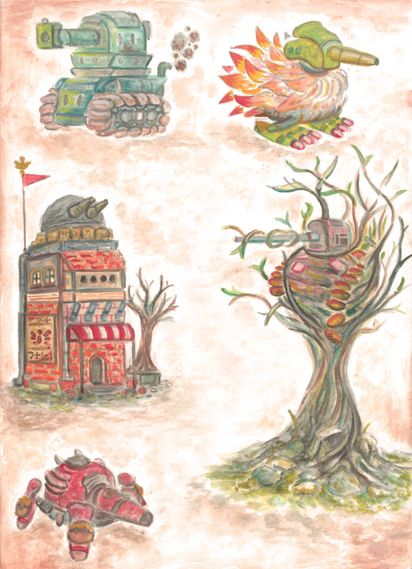 ArtStation - Tank Shop Concepts