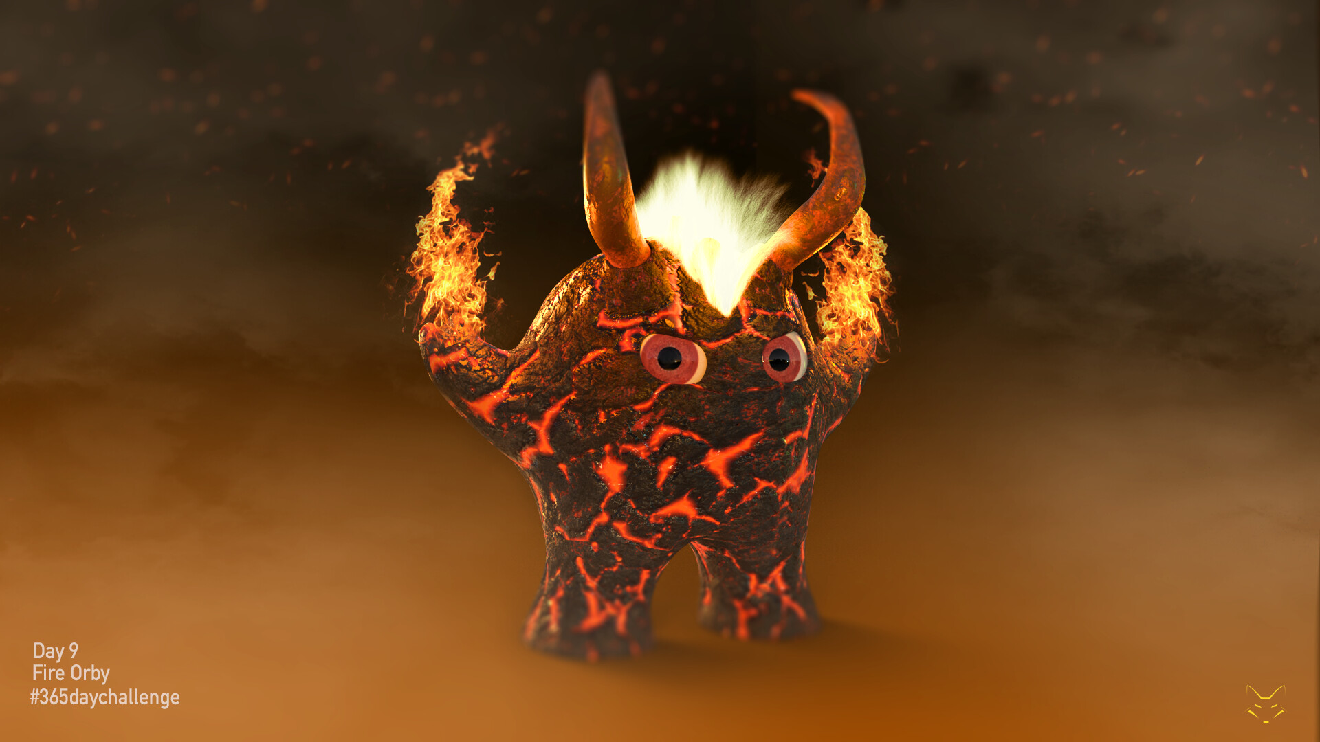 ArtStation - Fire Orby