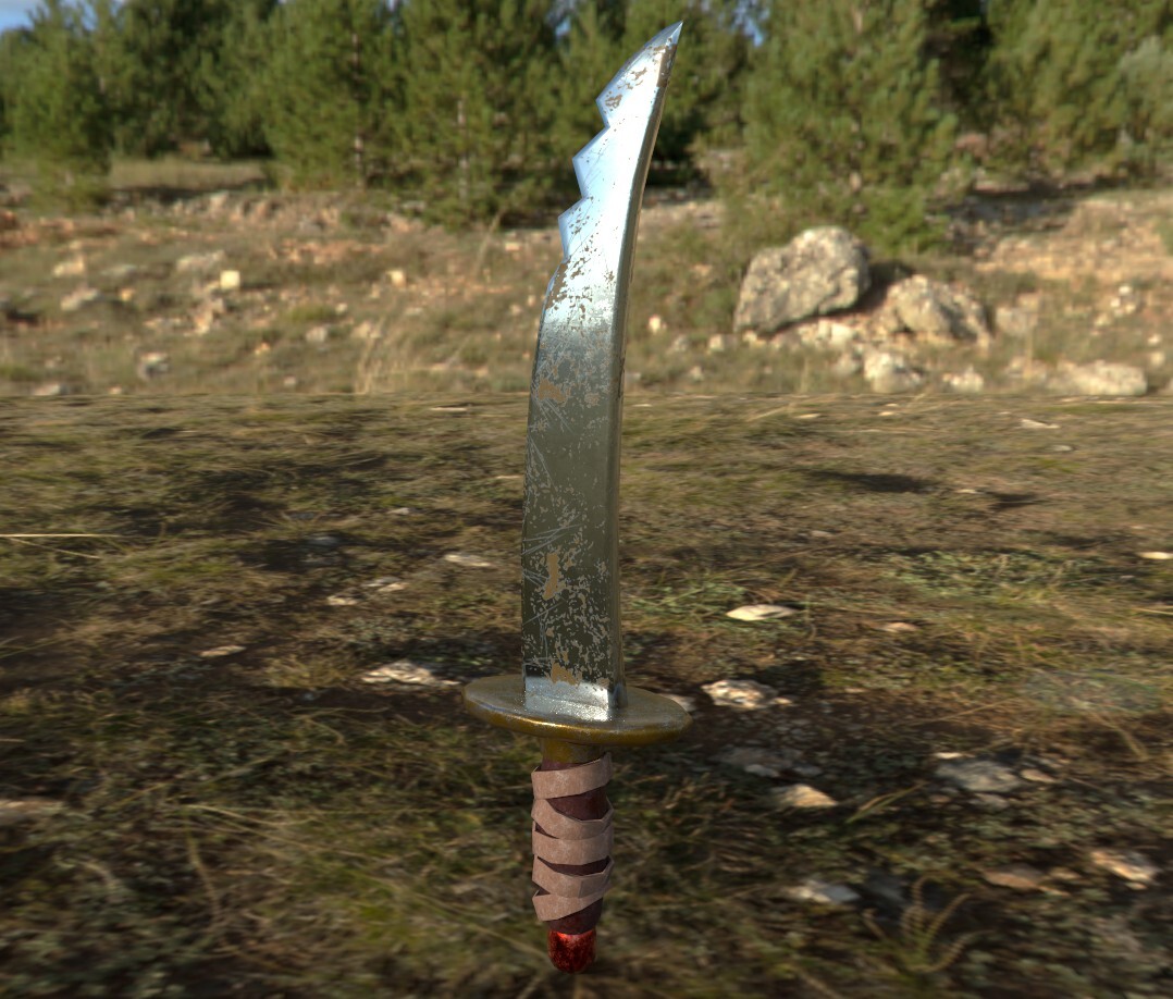 ArtStation - Old Jagged Sword