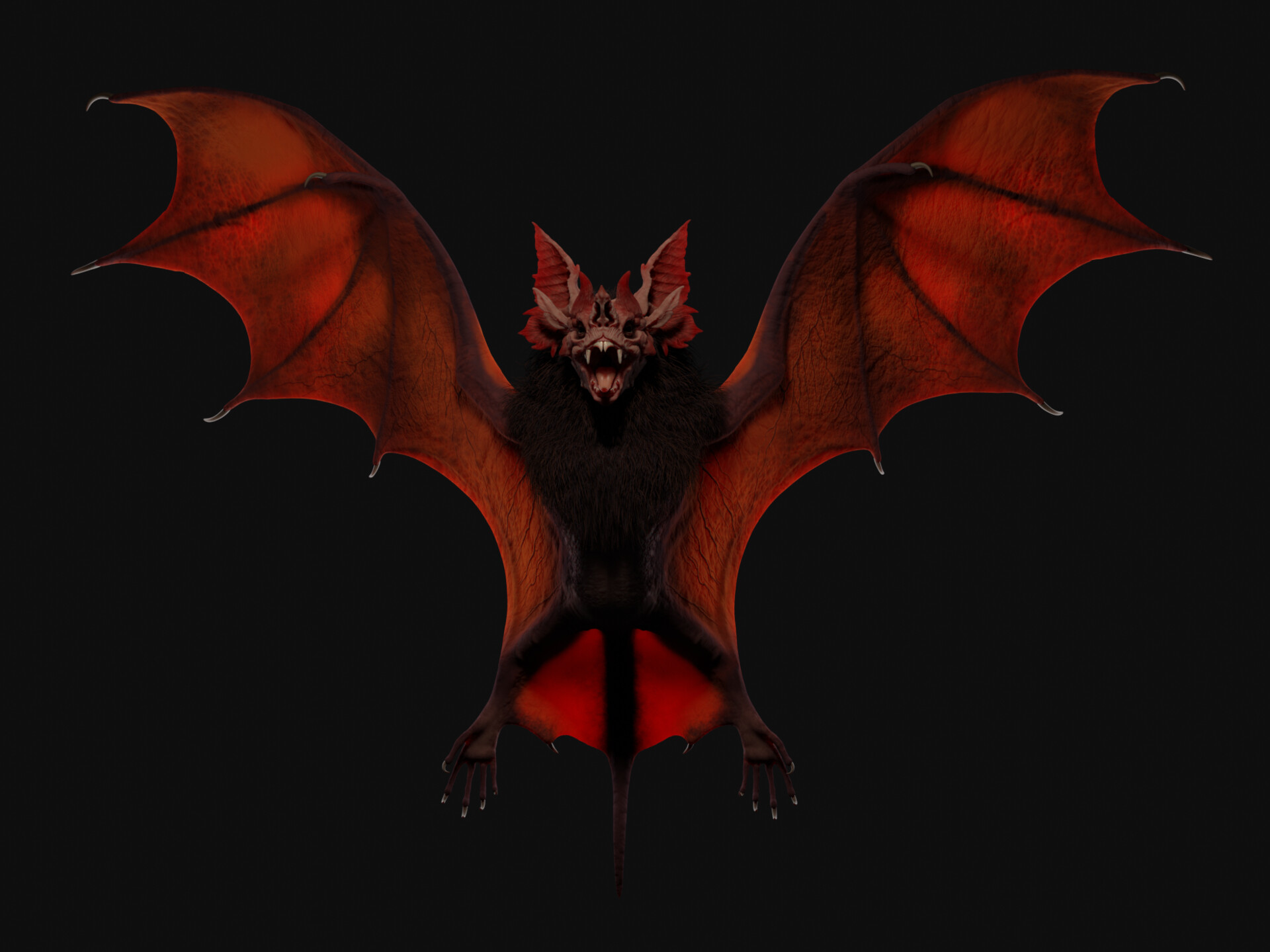 ArtStation - Great bat creature