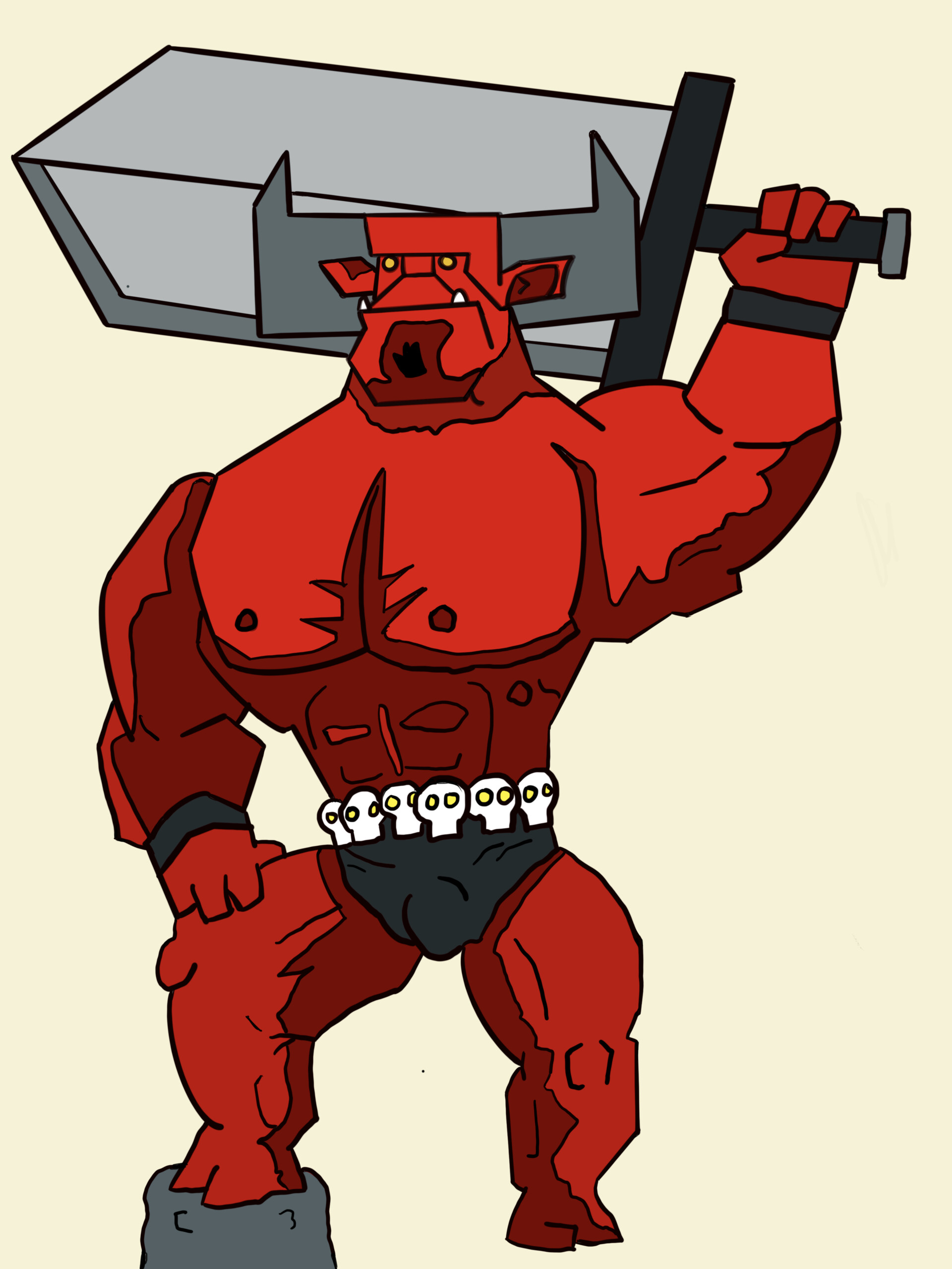 ArtStation - Buff Satan