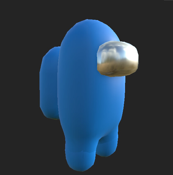 ArtStation - 3D Among Us Blue By MizuFox