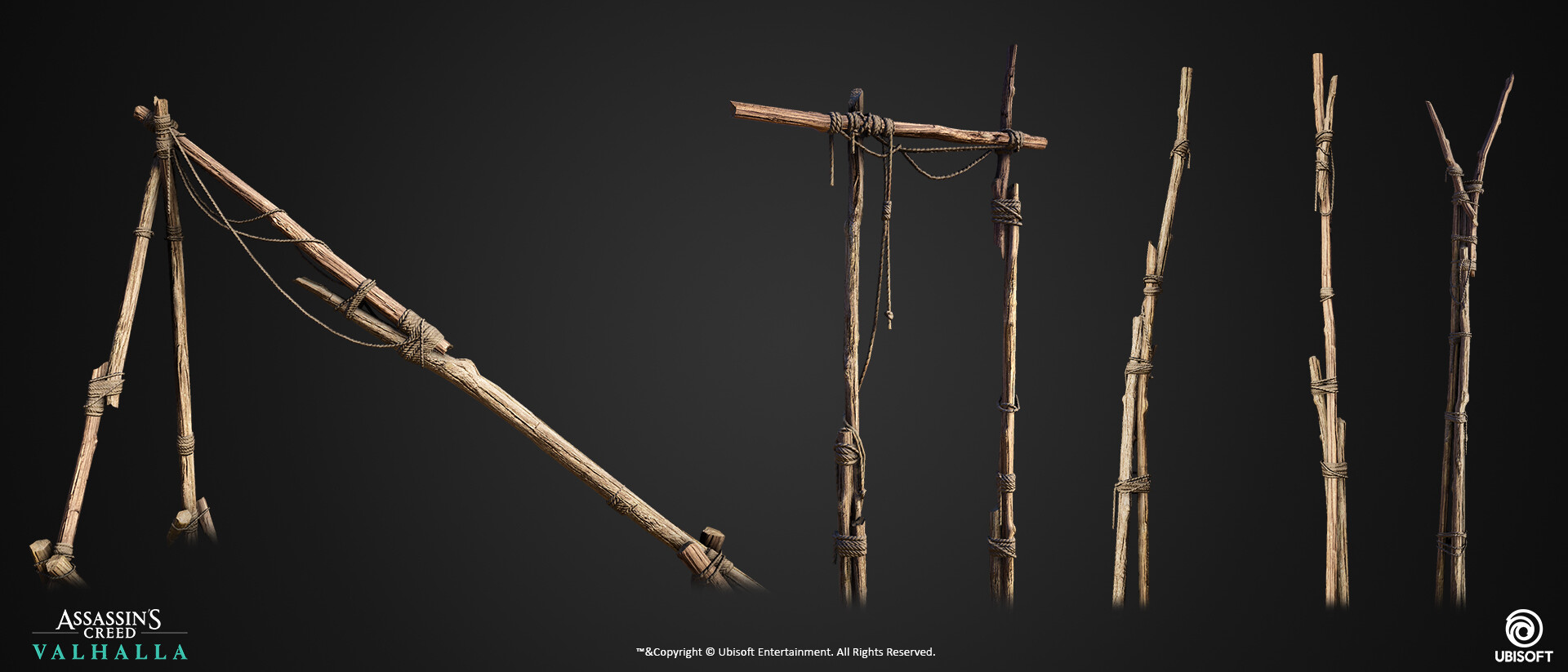 Gat Karol De Leon - Assassin’s Creed Valhalla - Props - Wood Structure