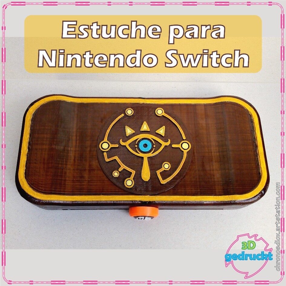 ArtStation - Sheikah Slate Nintendo Switch Case 3d printed