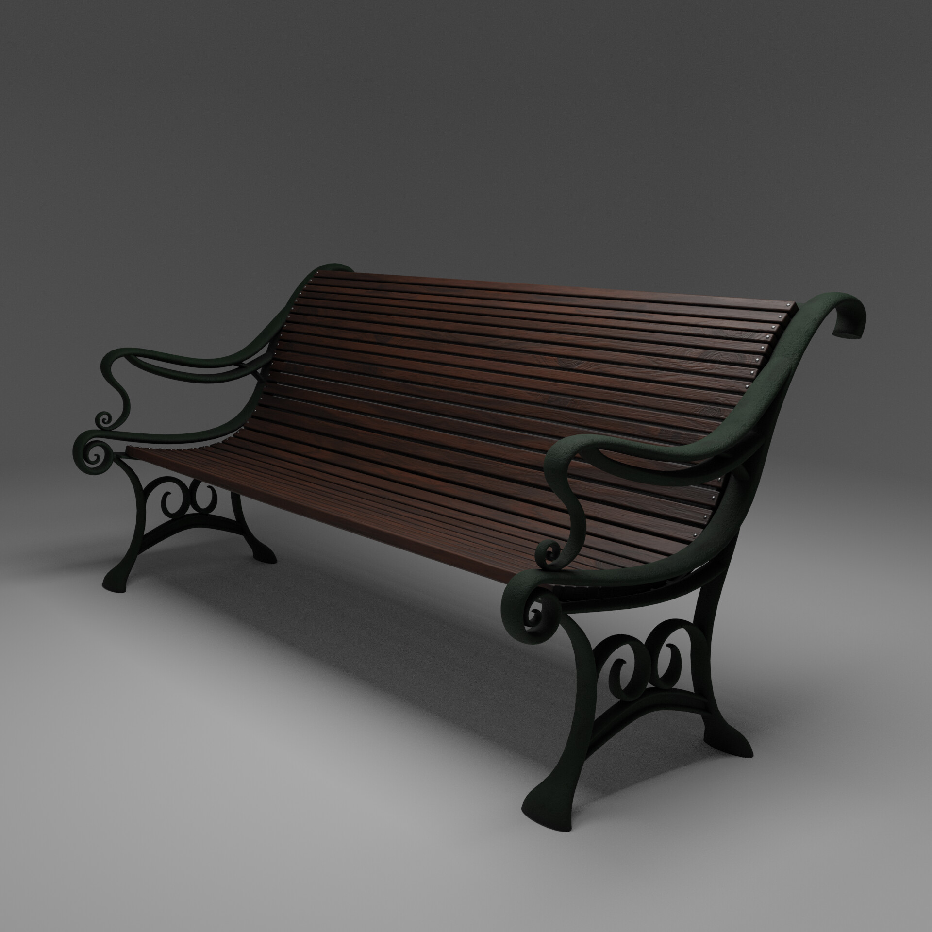 ArtStation - St. Petersburg Style Street Bench