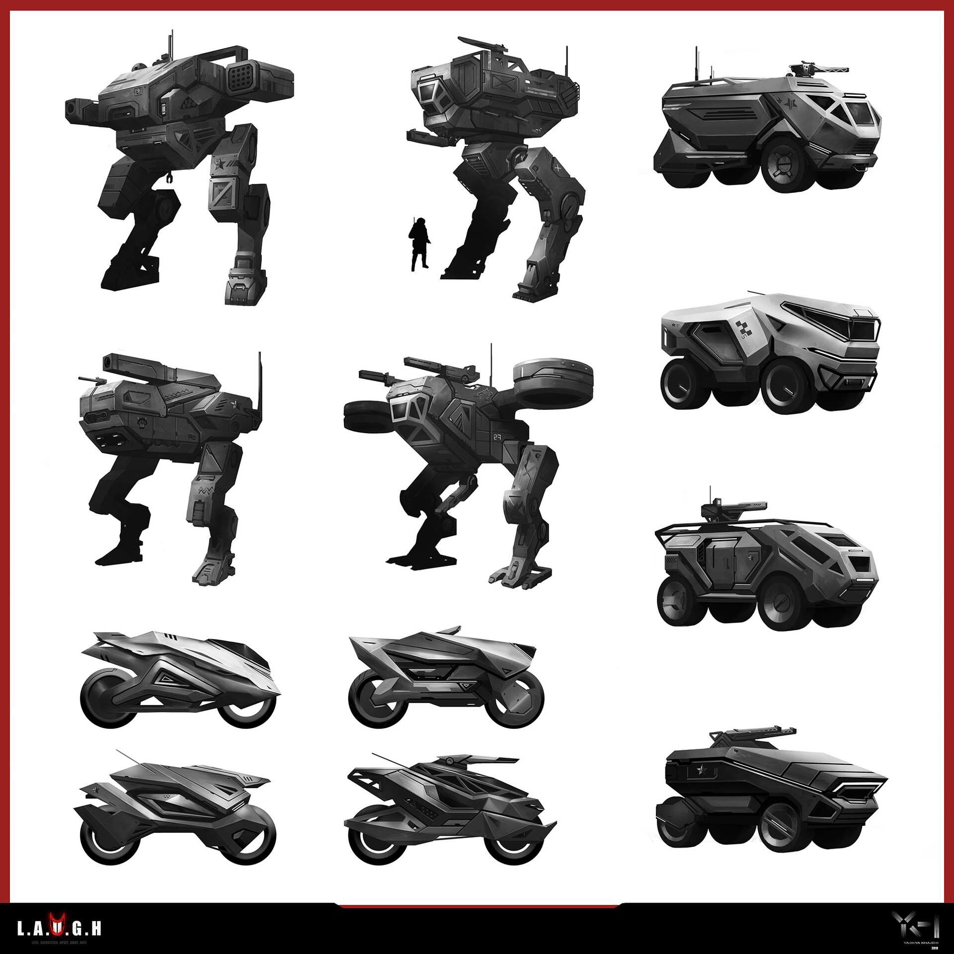 ArtStation - Mech/Vehicle Design Sketch