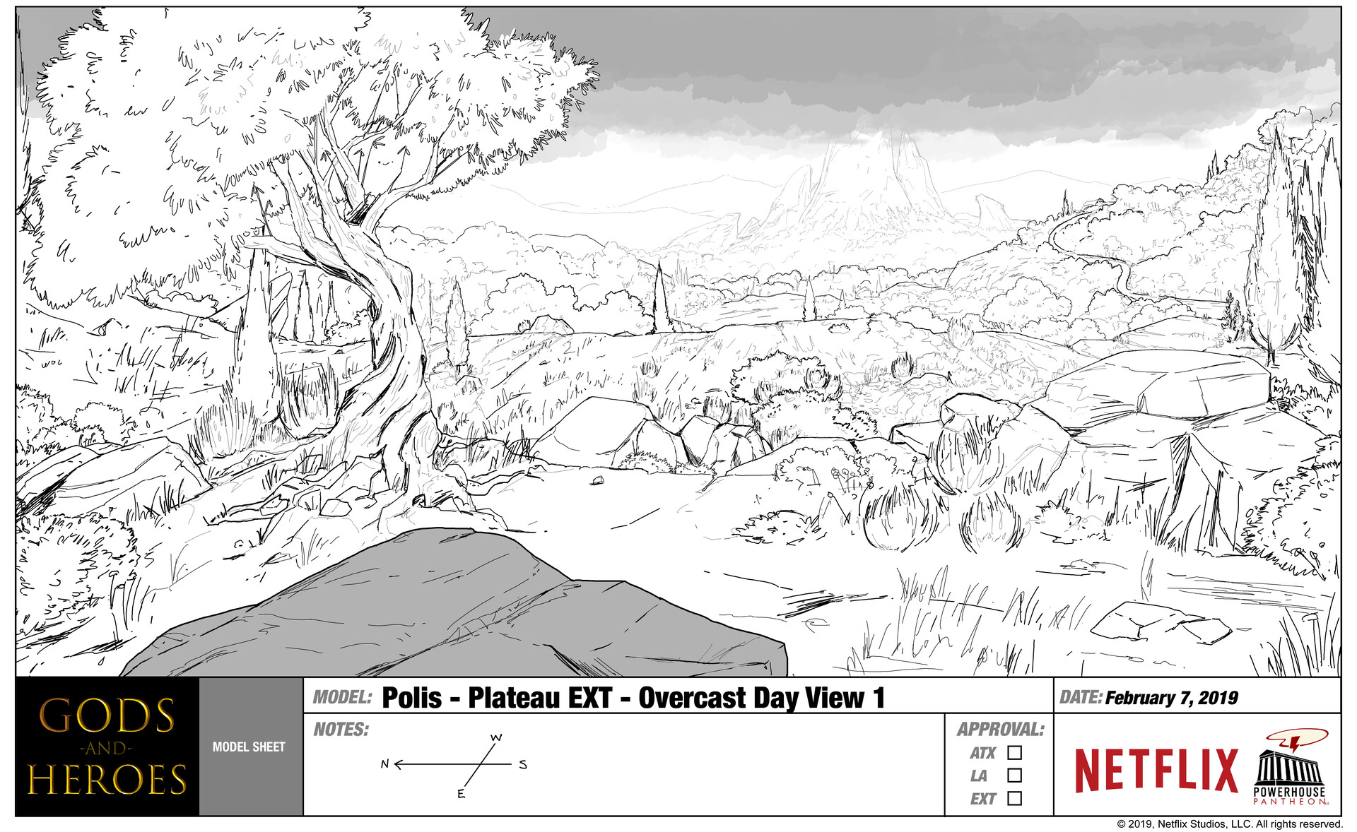 Plateau Coloring Page