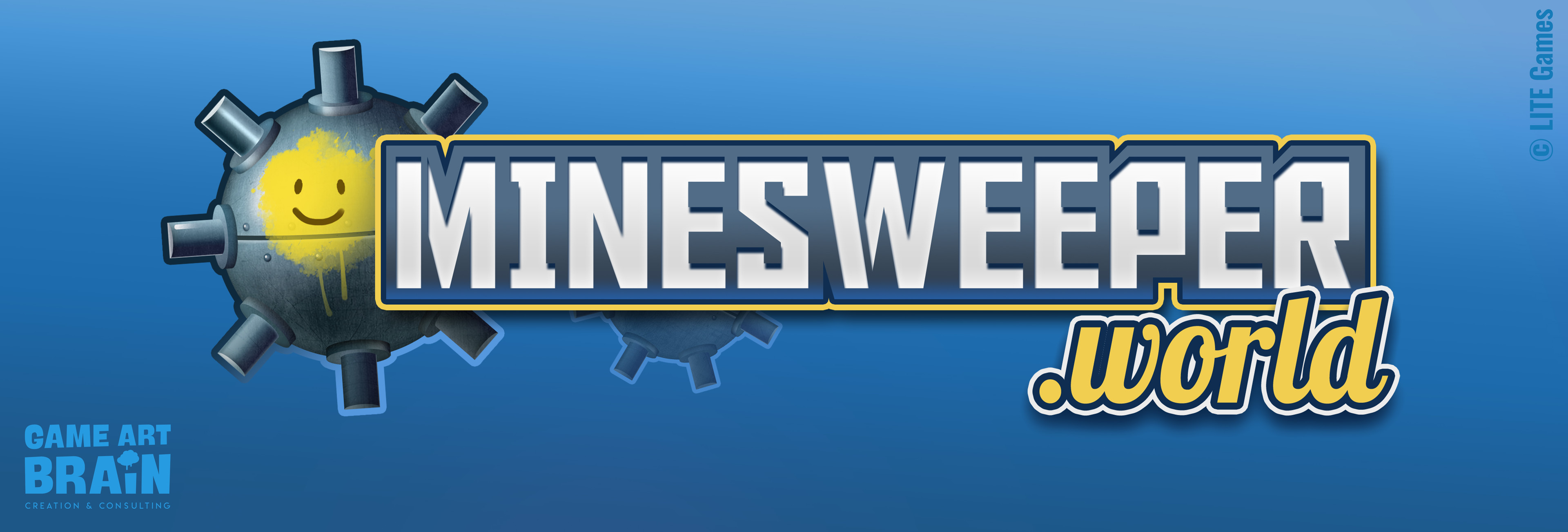 Game Art Brain - Creation & Consulting - Minesweeper World Logo