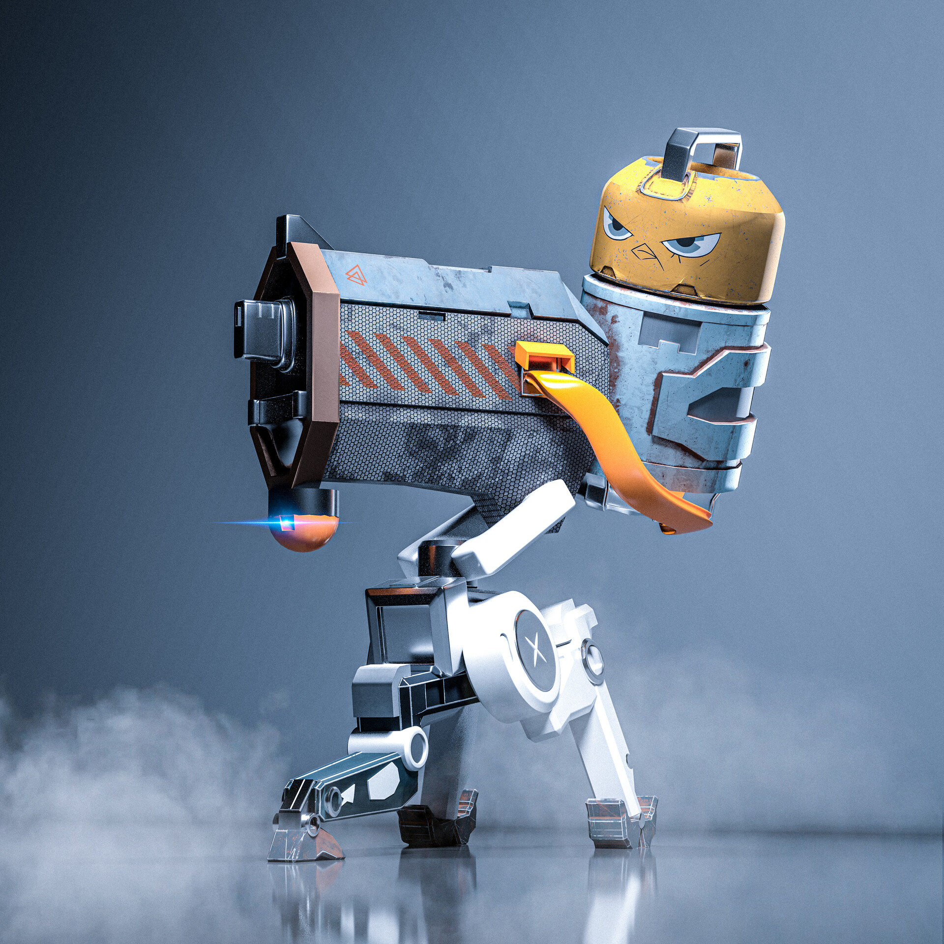 ArtStation - Killjoy turret fan art valorant