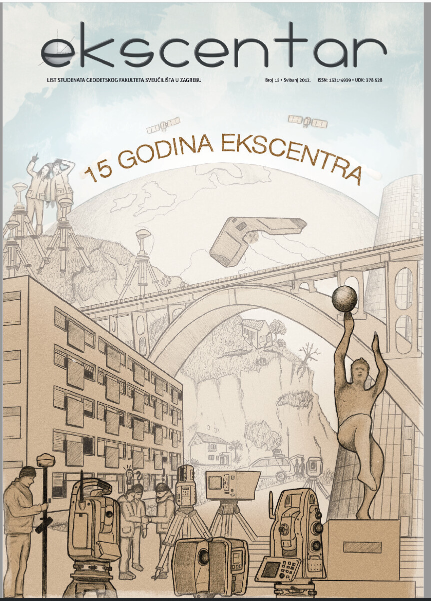 ArtStation - Student magazine Ekscentar - Faculty of Geodesy, Zagreb