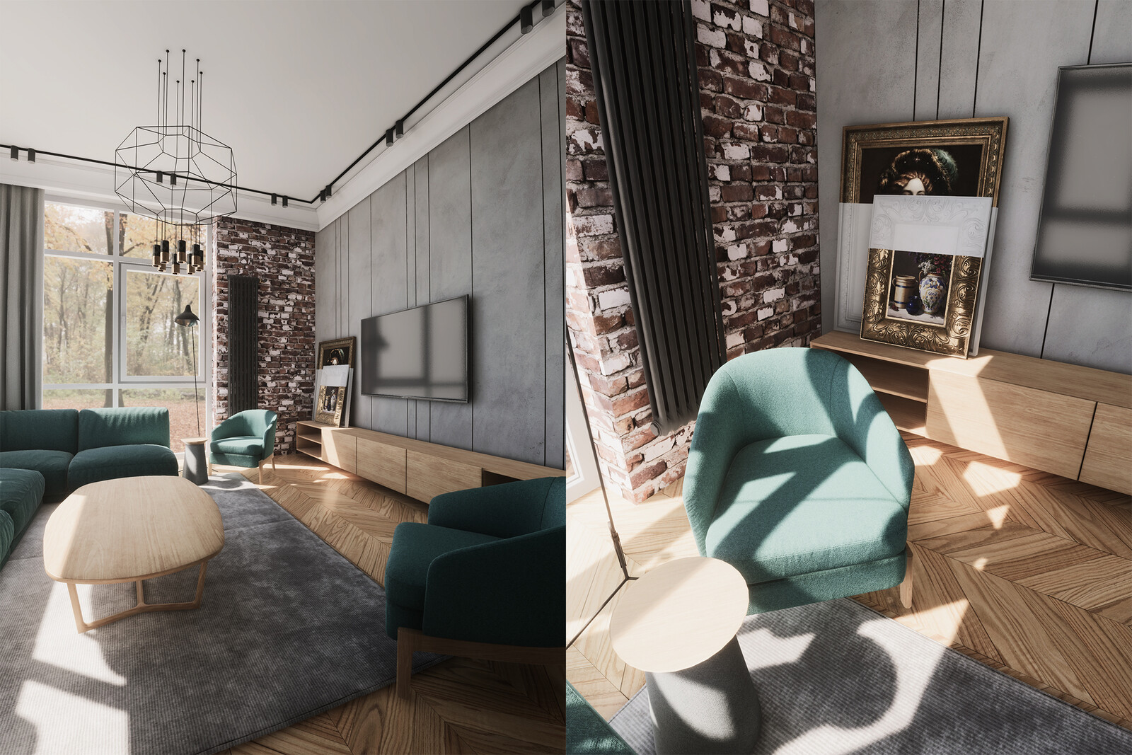 han dongwei - ArchViz made with Unity HDRP+DXR