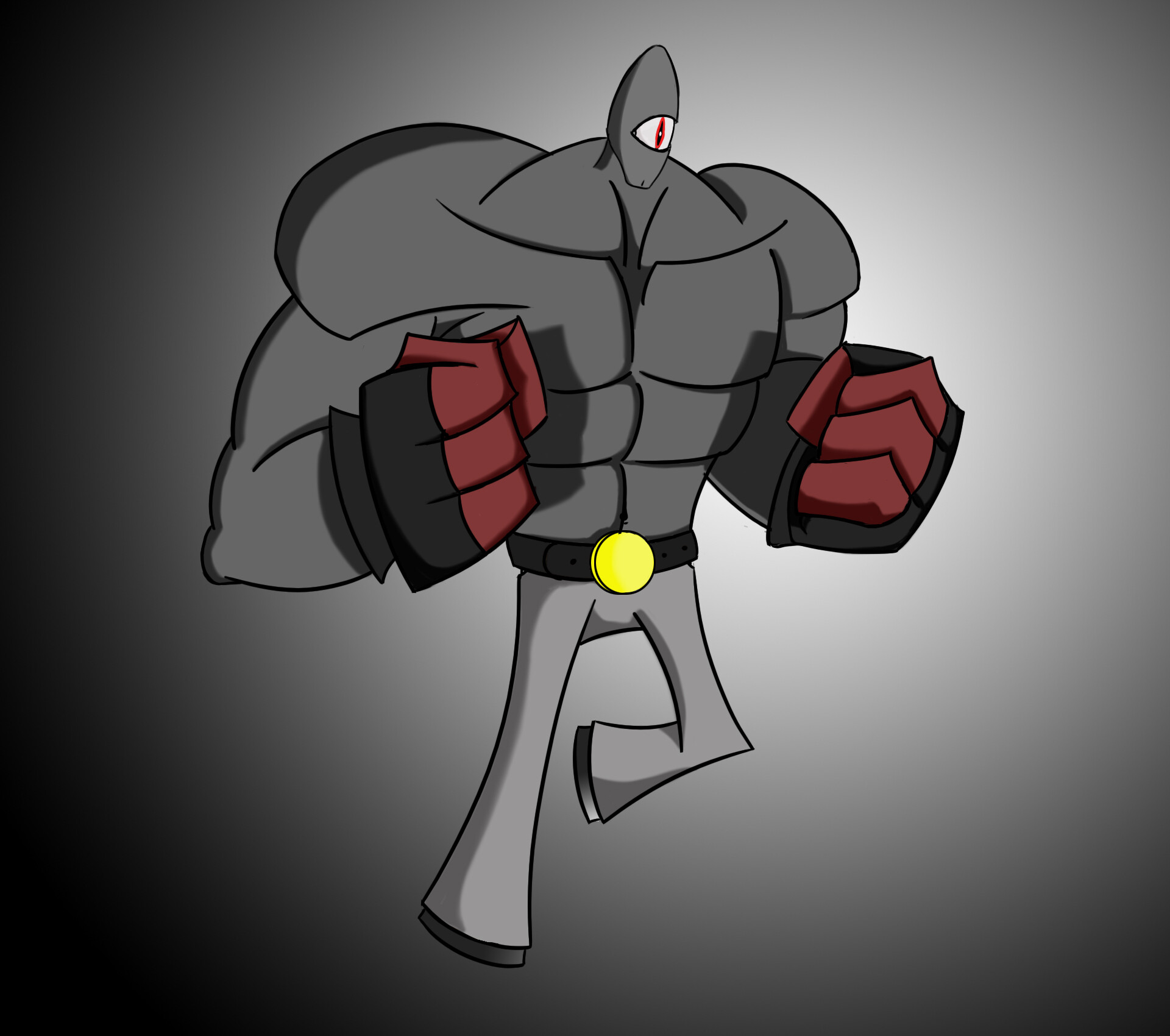 ArtStation - Muscle Creature (Anatomy Practice)