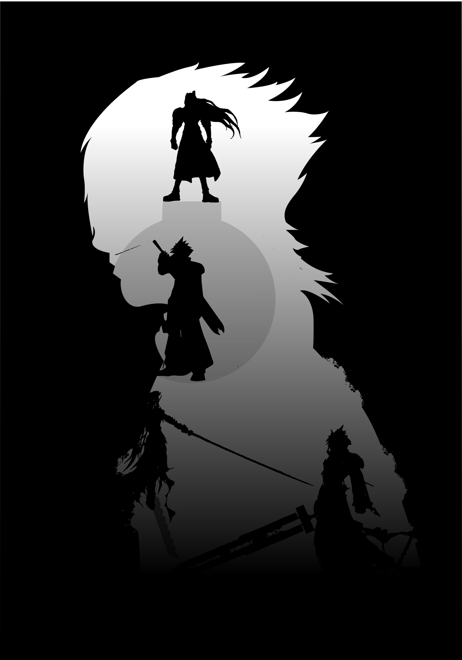 ArtStation - silueta final fantasy