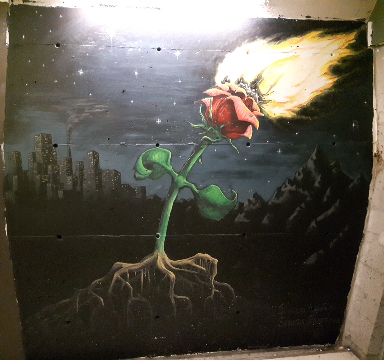 ArtStation - Rose Mural