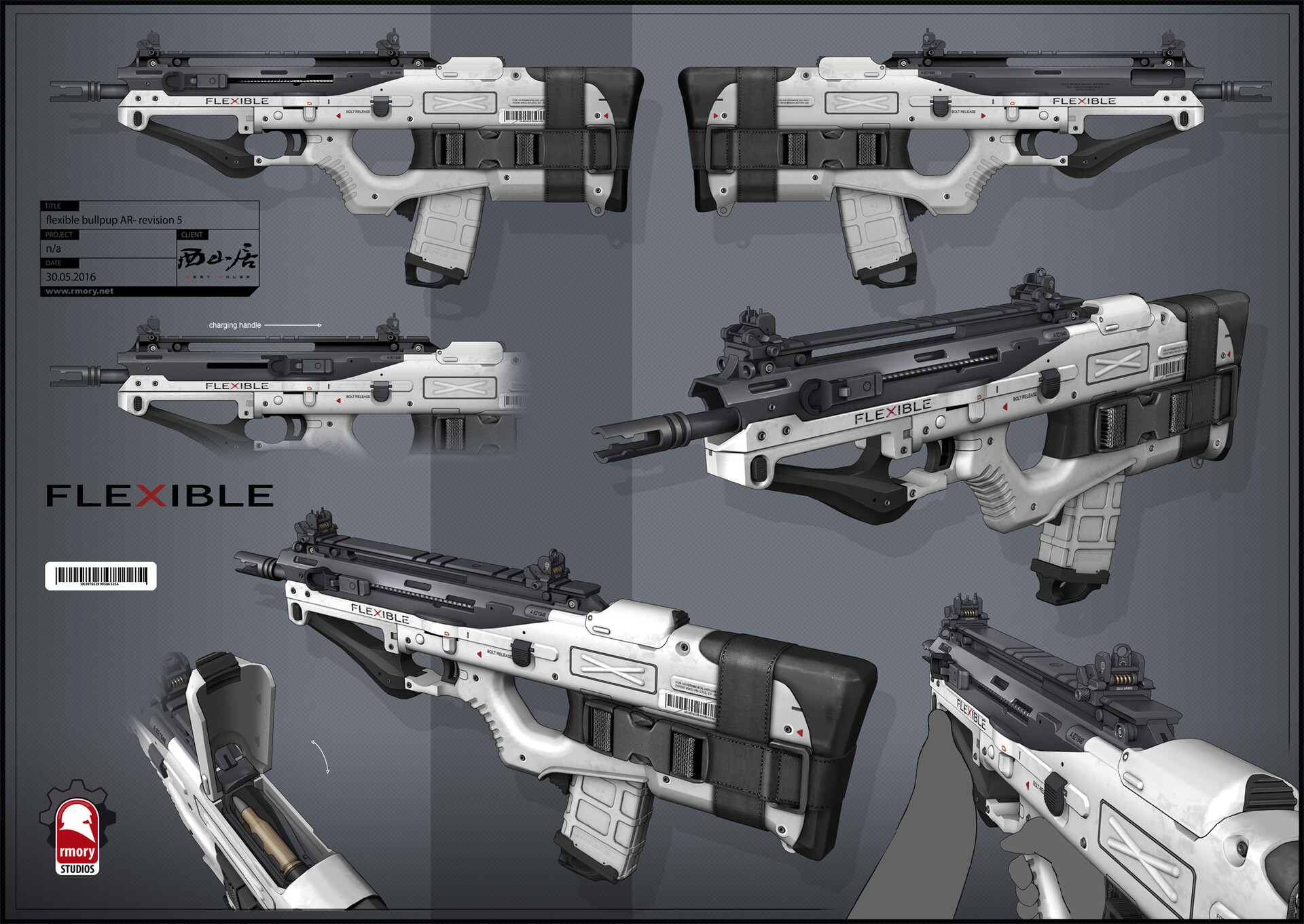 ArtStation - Bullpup Assault Rifle