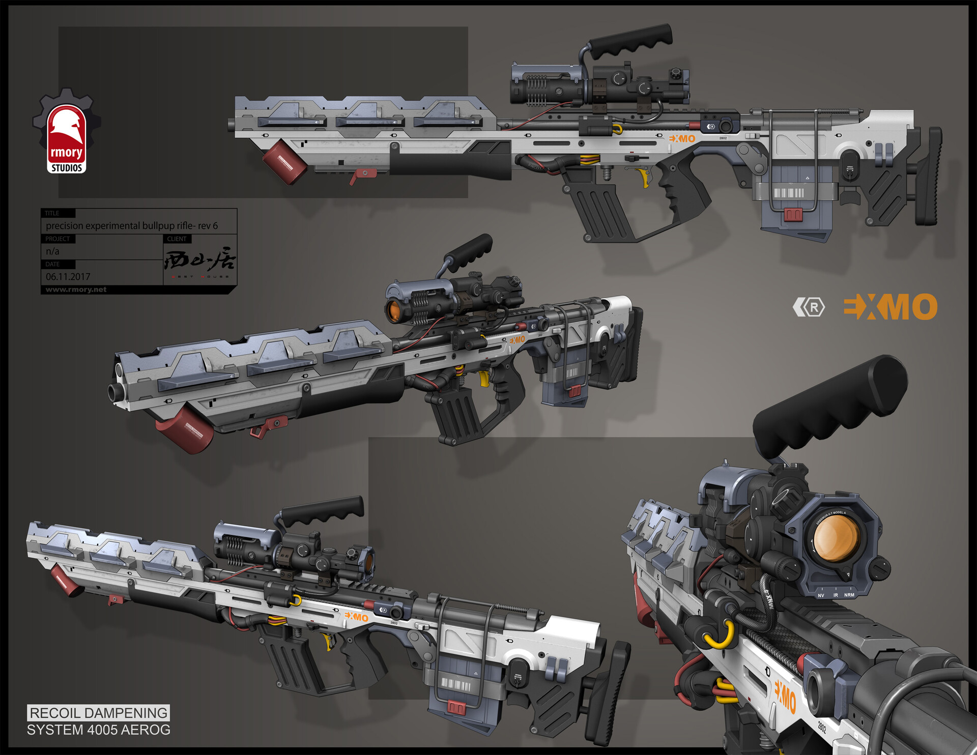 ArtStation - Experimental Bullpup Rifle