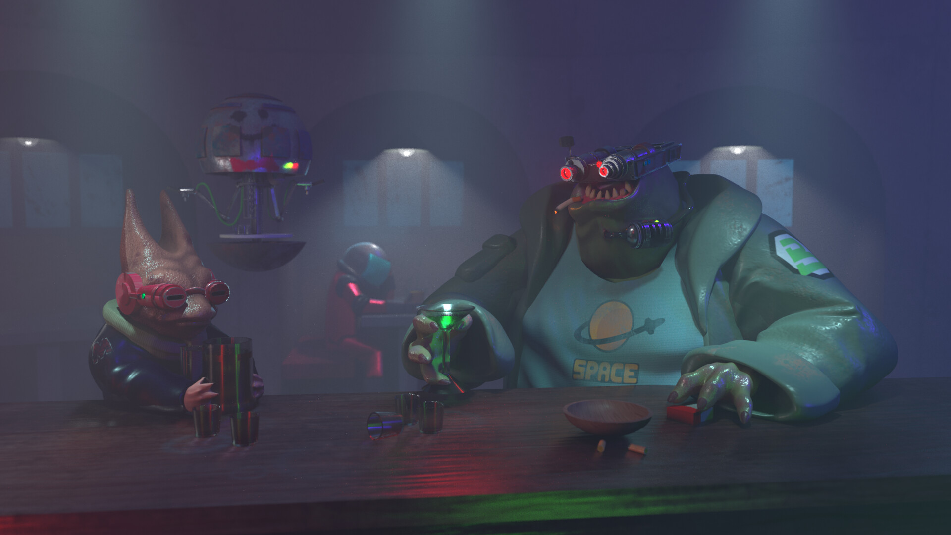 ArtStation - Alien Bar