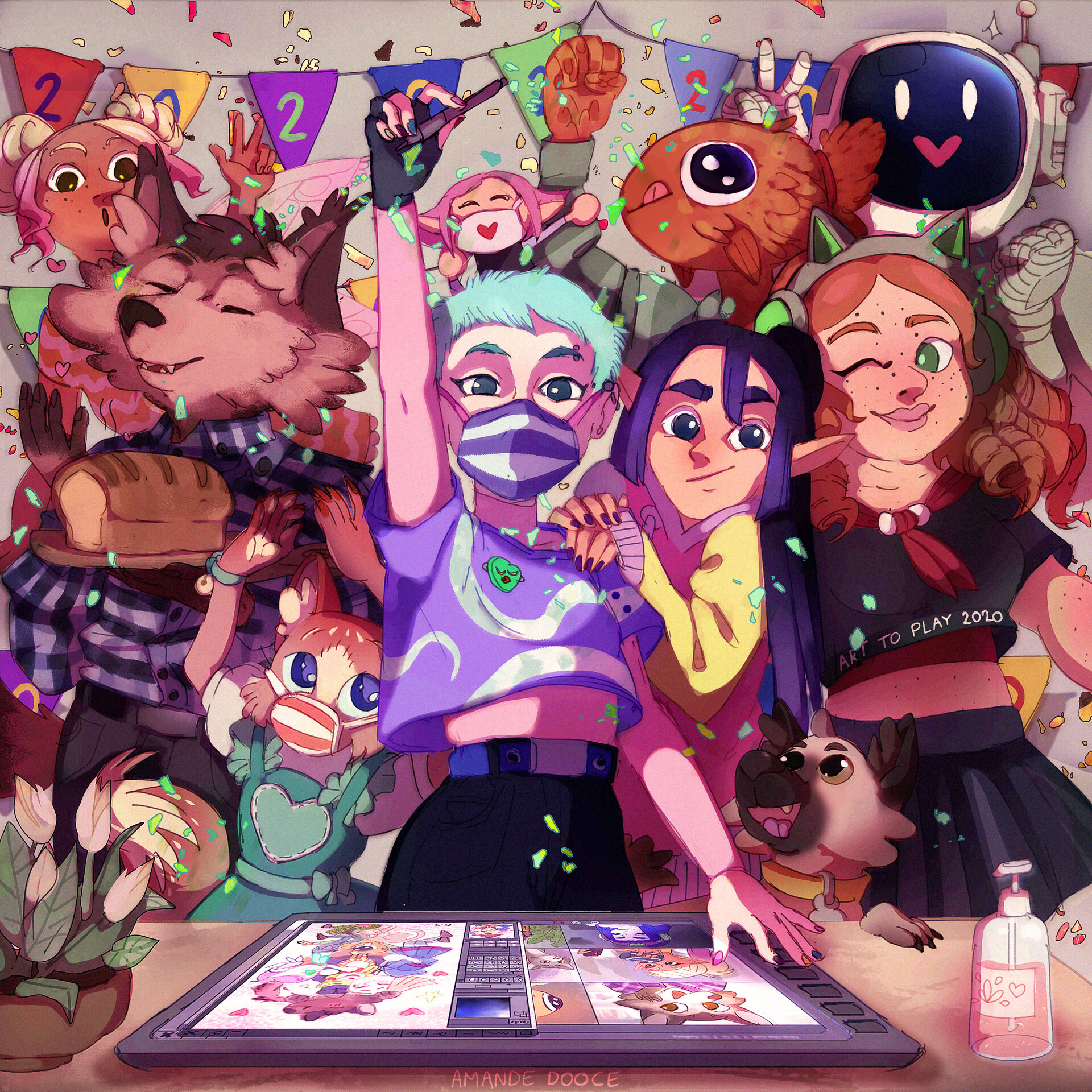 ArtStation - ART TO PLAY CONTEST ENTRY _ THEME : 2020