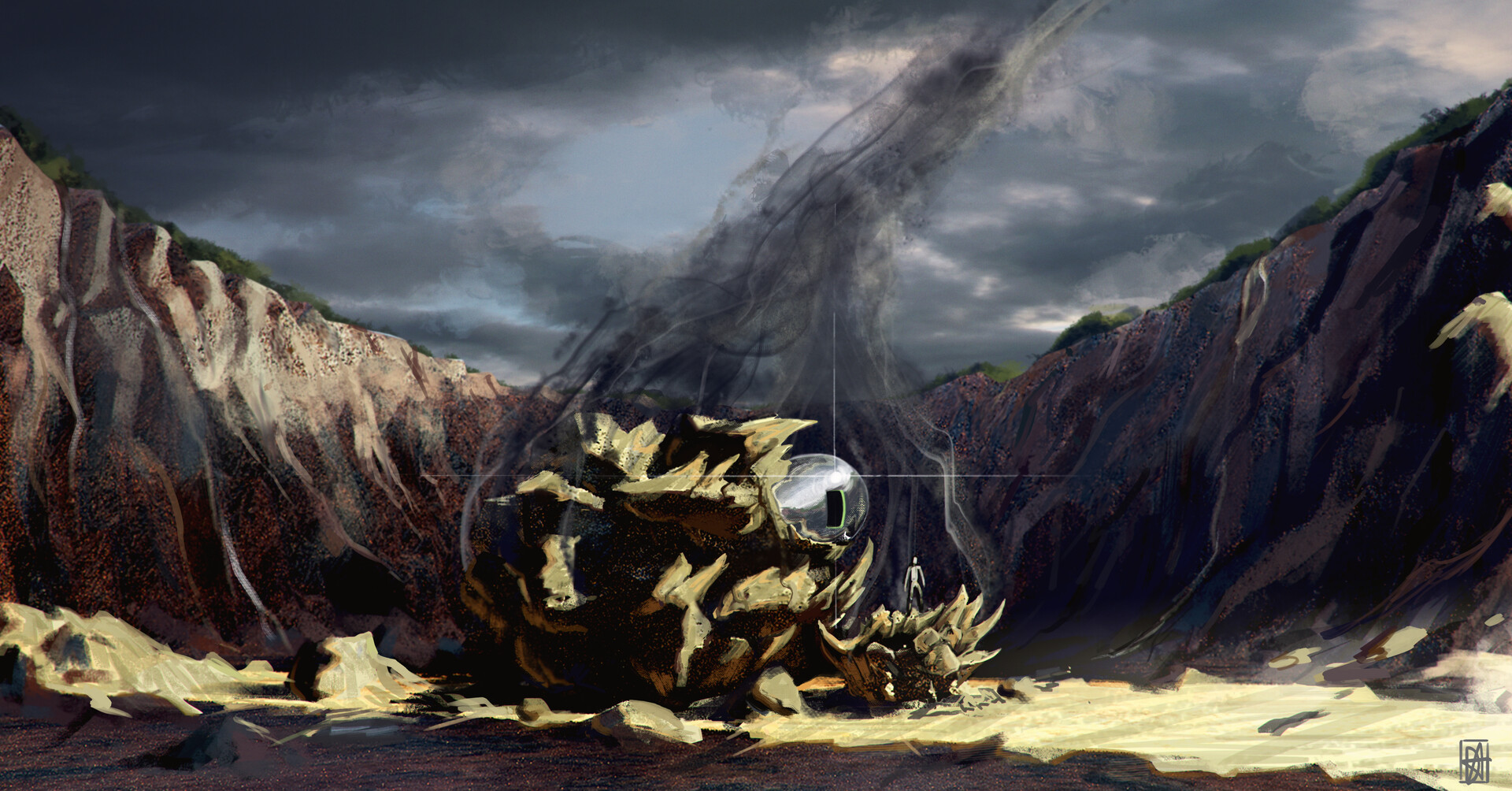 ArtStation - Wrong Planet - Crash Site Concept