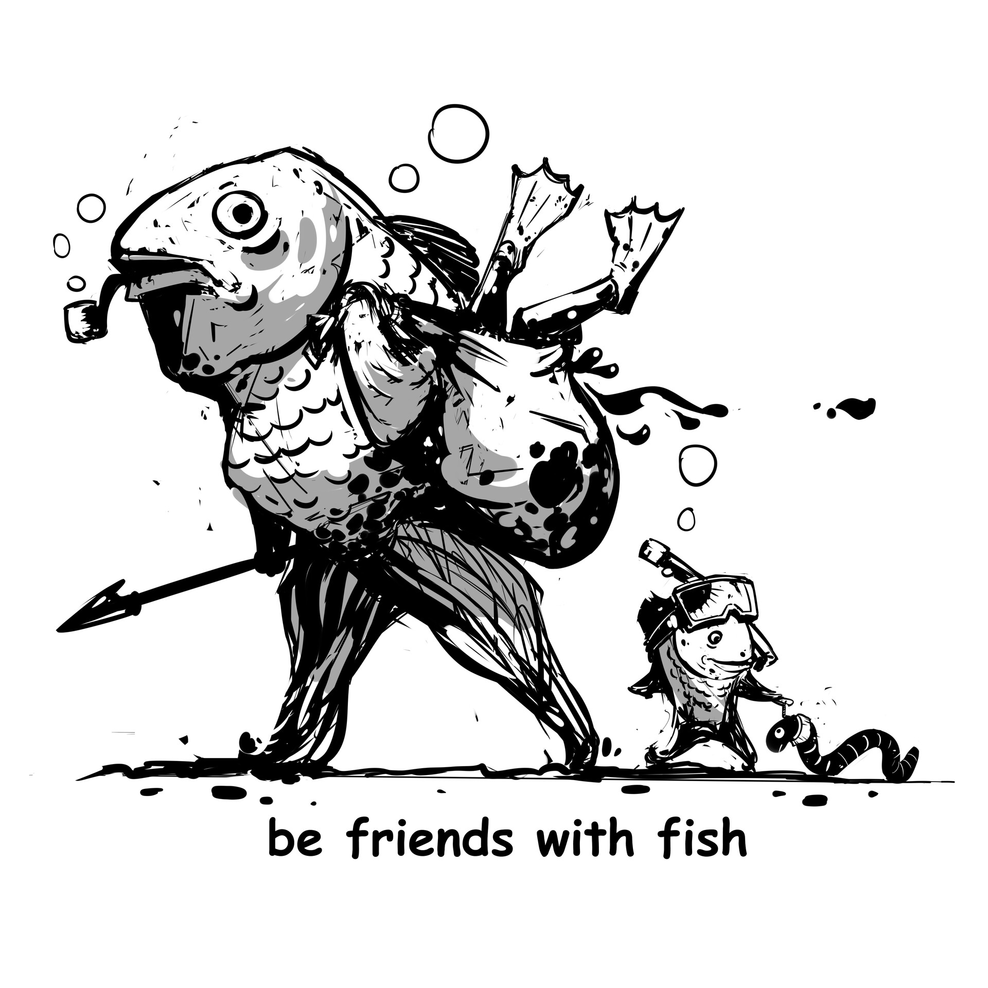 ArtStation - be friends with fish