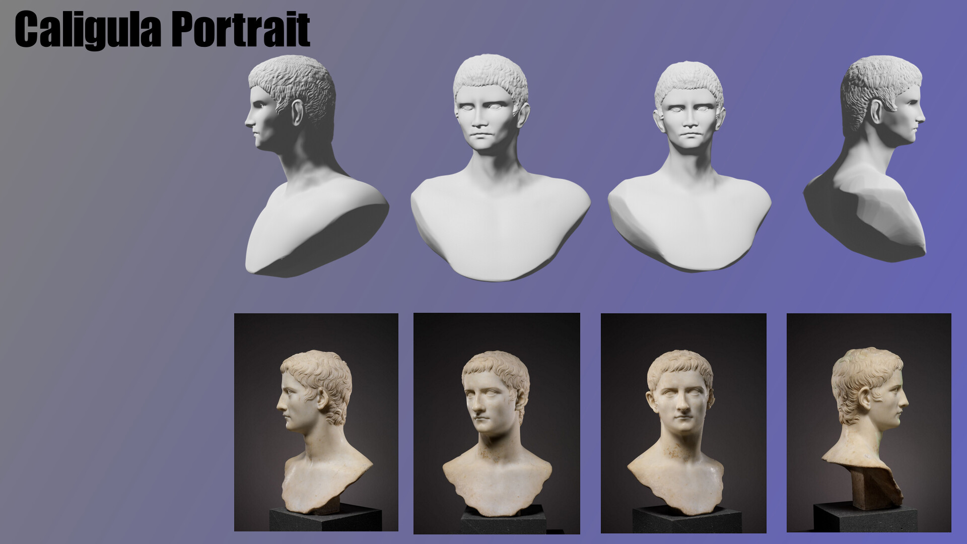 ArtStation - Caligula Portrait