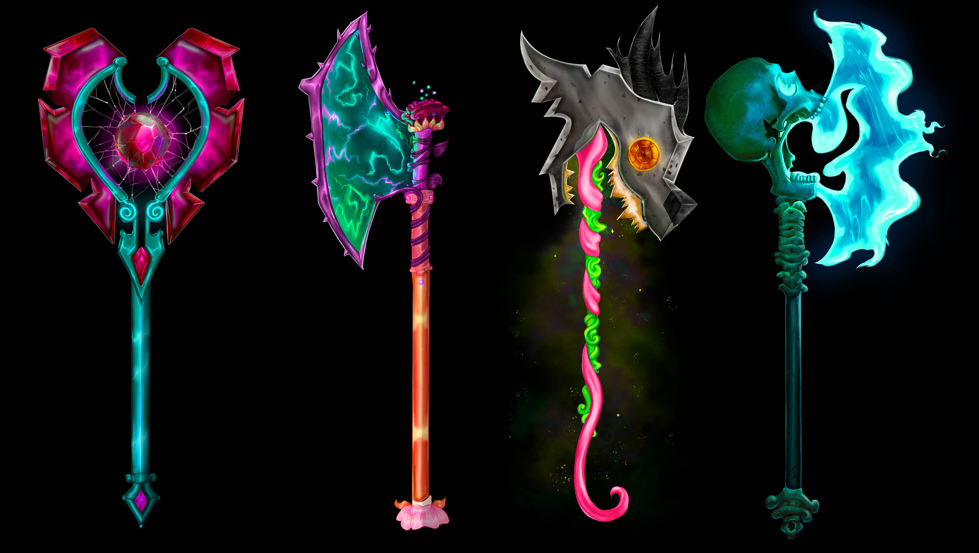 ArtStation - Disney inspired - Weapon designs.